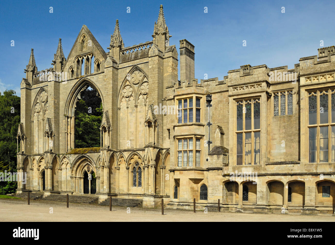 Facade of Newstead Abbey, Nottingham, England Stock Photo - Alamy