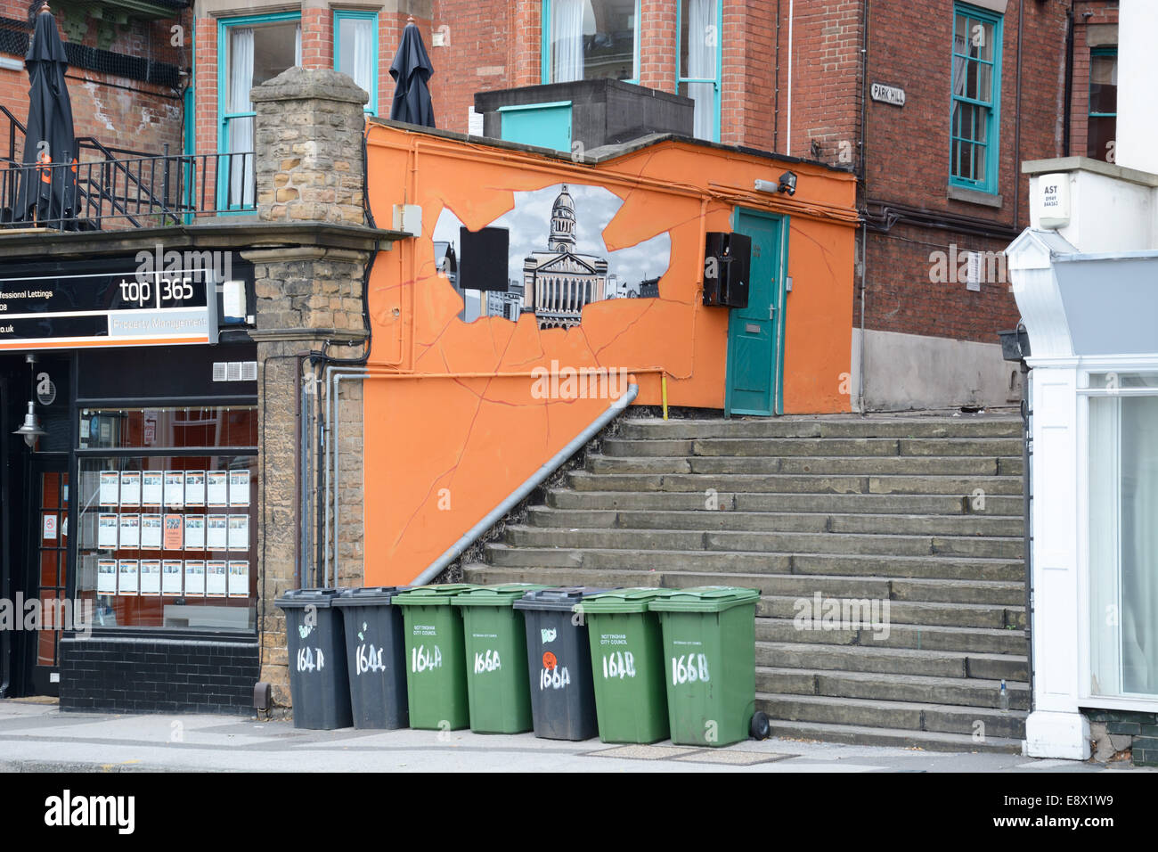Orange bins hi-res stock photography and images - Alamy