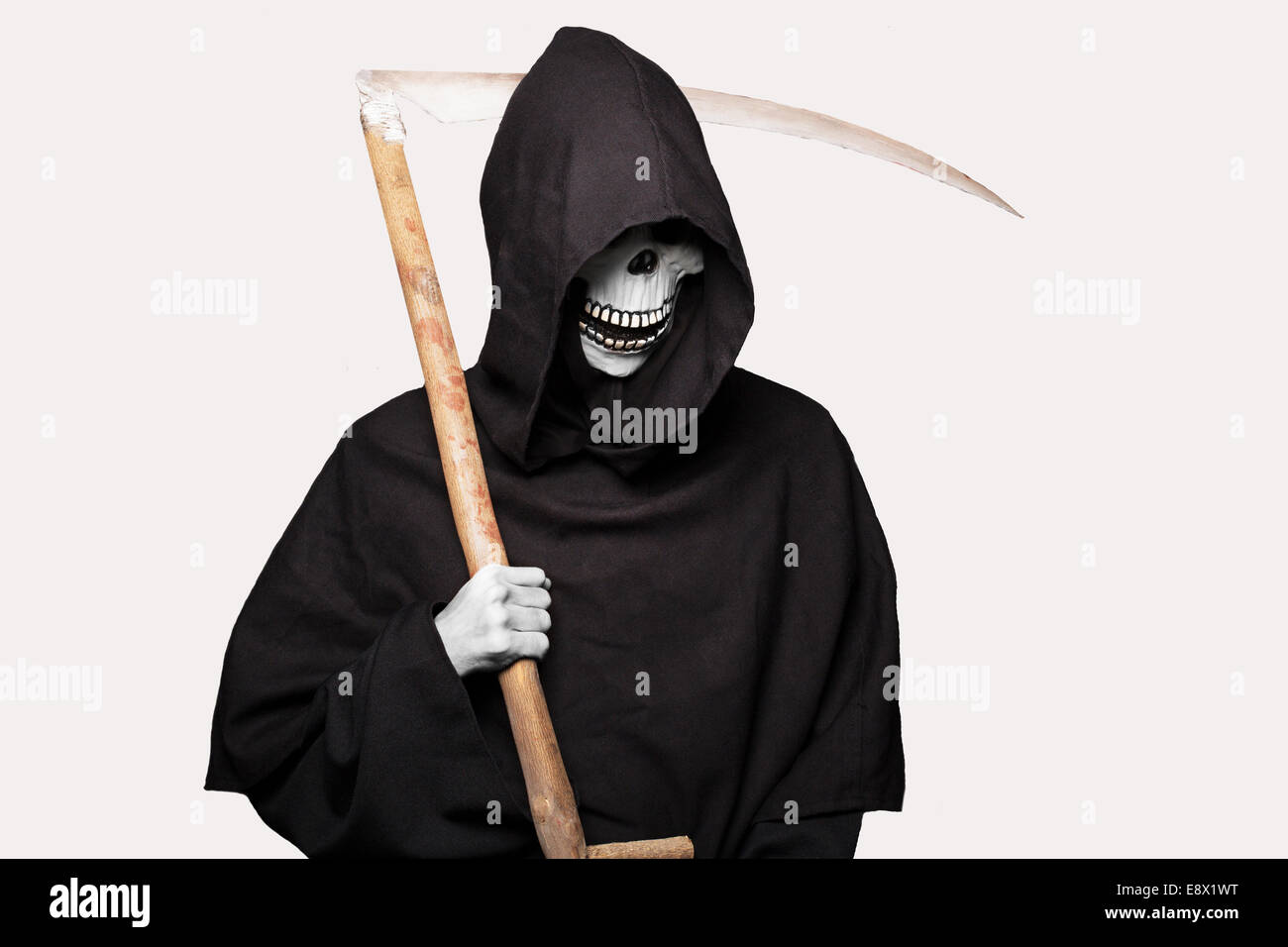 Halloween character: grim reaper Stock Photo - Alamy