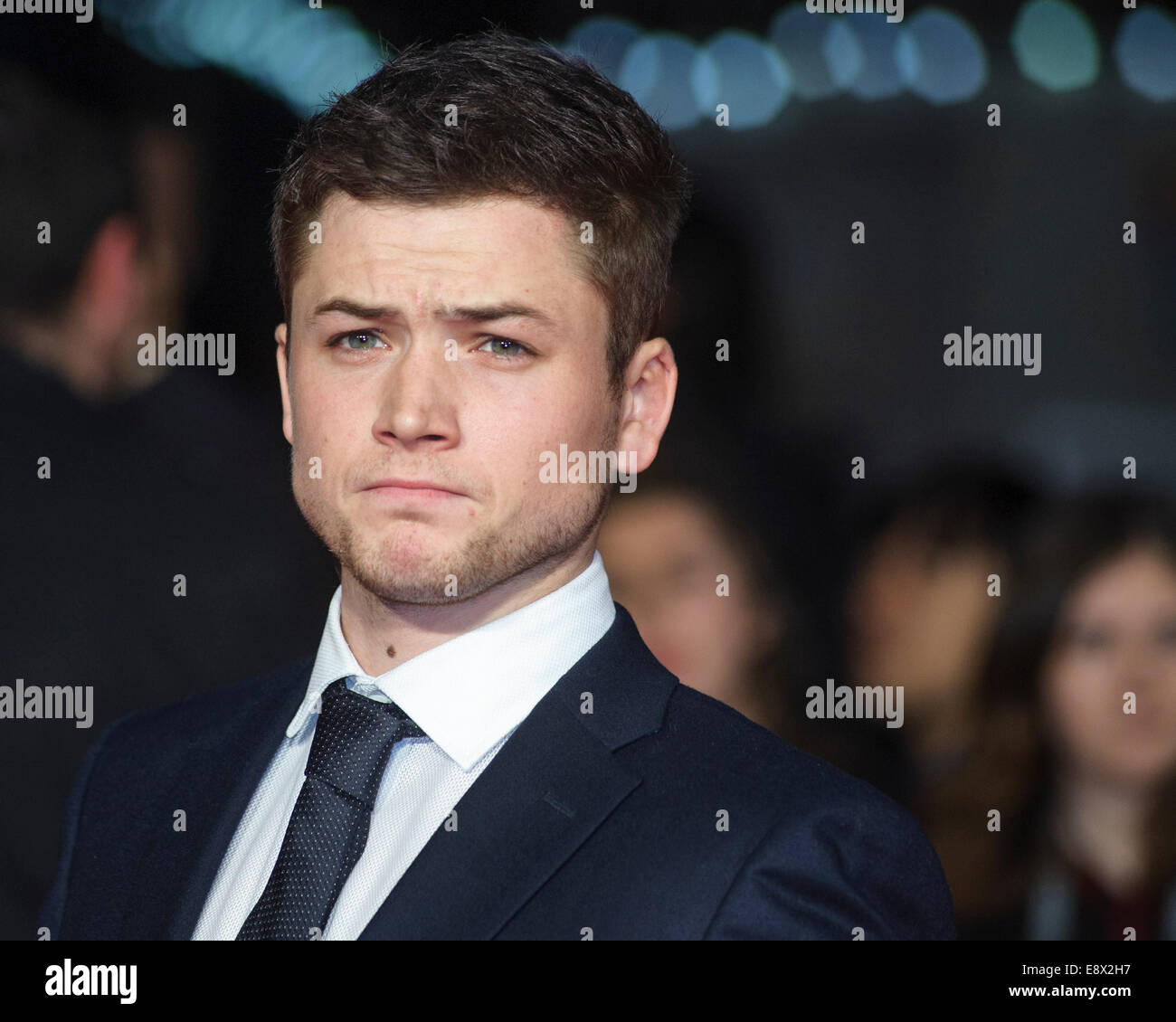 Actor Taron Egerton attends the TESTAMENT OF YOUTH WORLD PREMIERE at ...