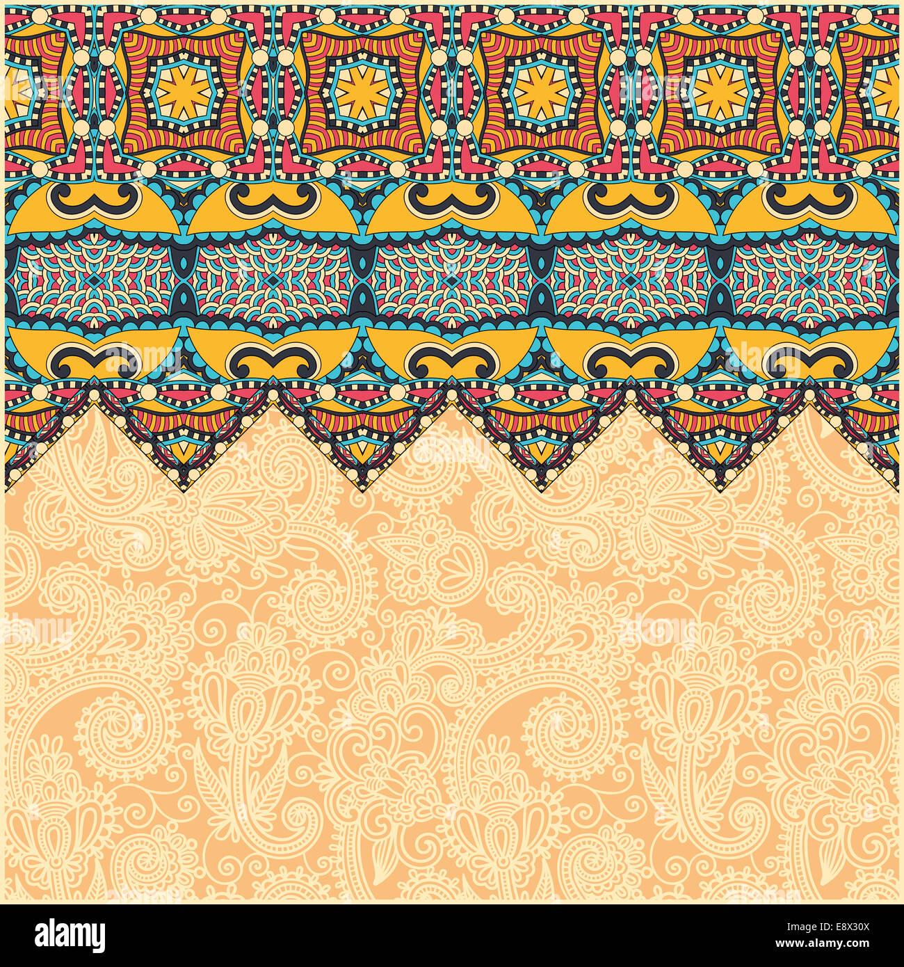 moroccan template with place for your text Stock Photo - Alamy