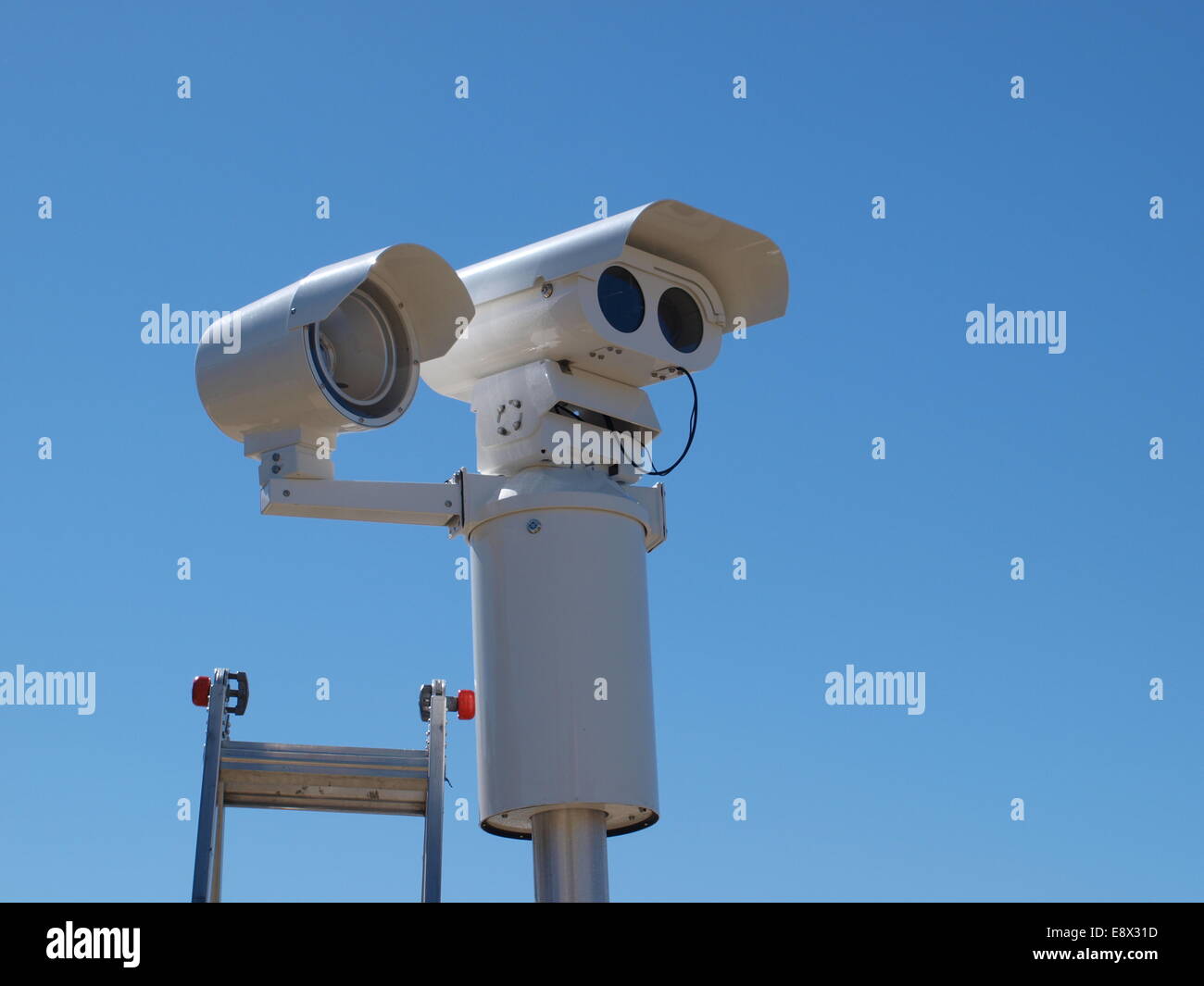 New red light cameras are being installed in an intersection getting ...