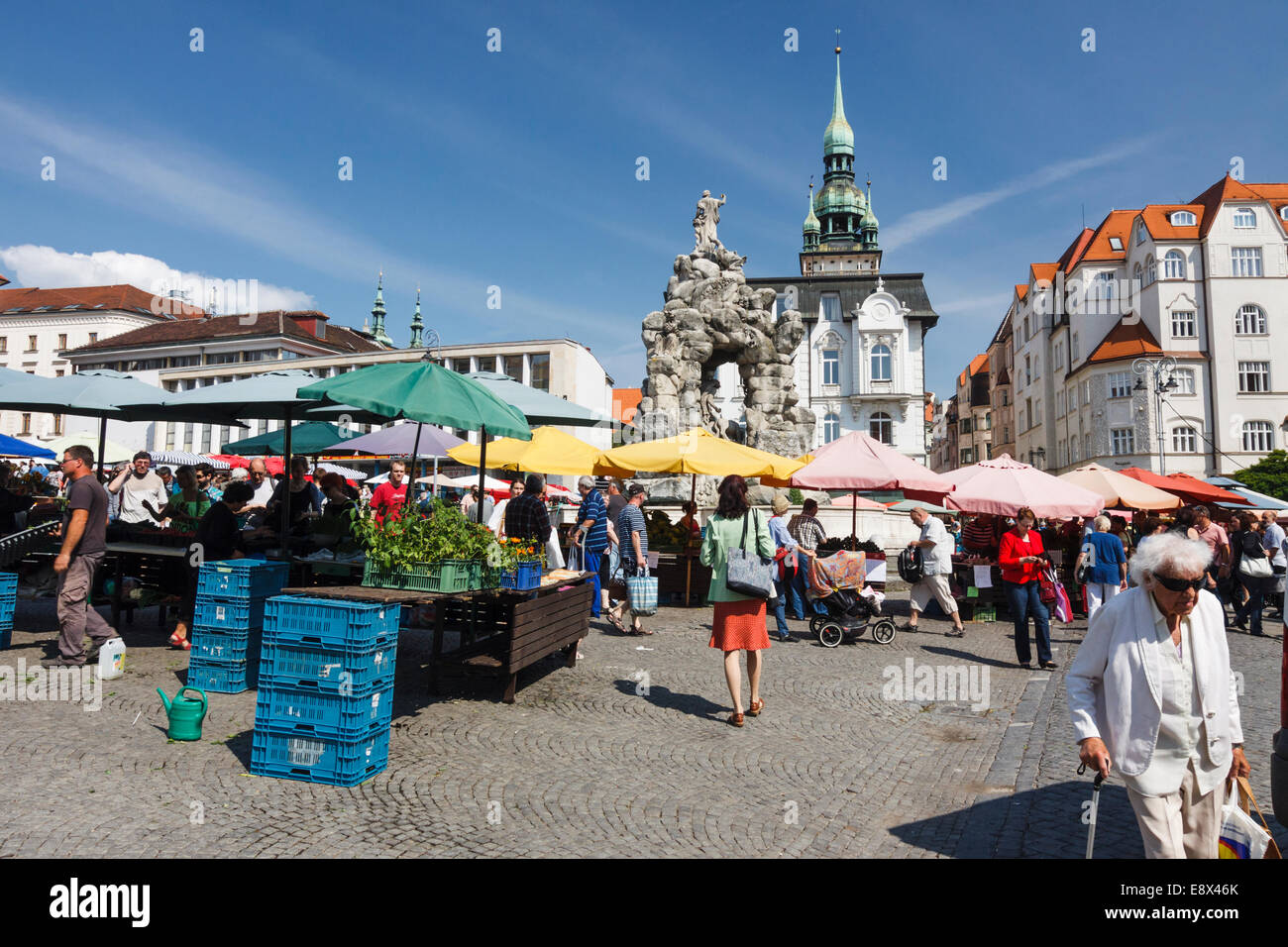 Cabbage Market square (Zelny trh) Brno, Czech Republic Stock Photo - Alamy