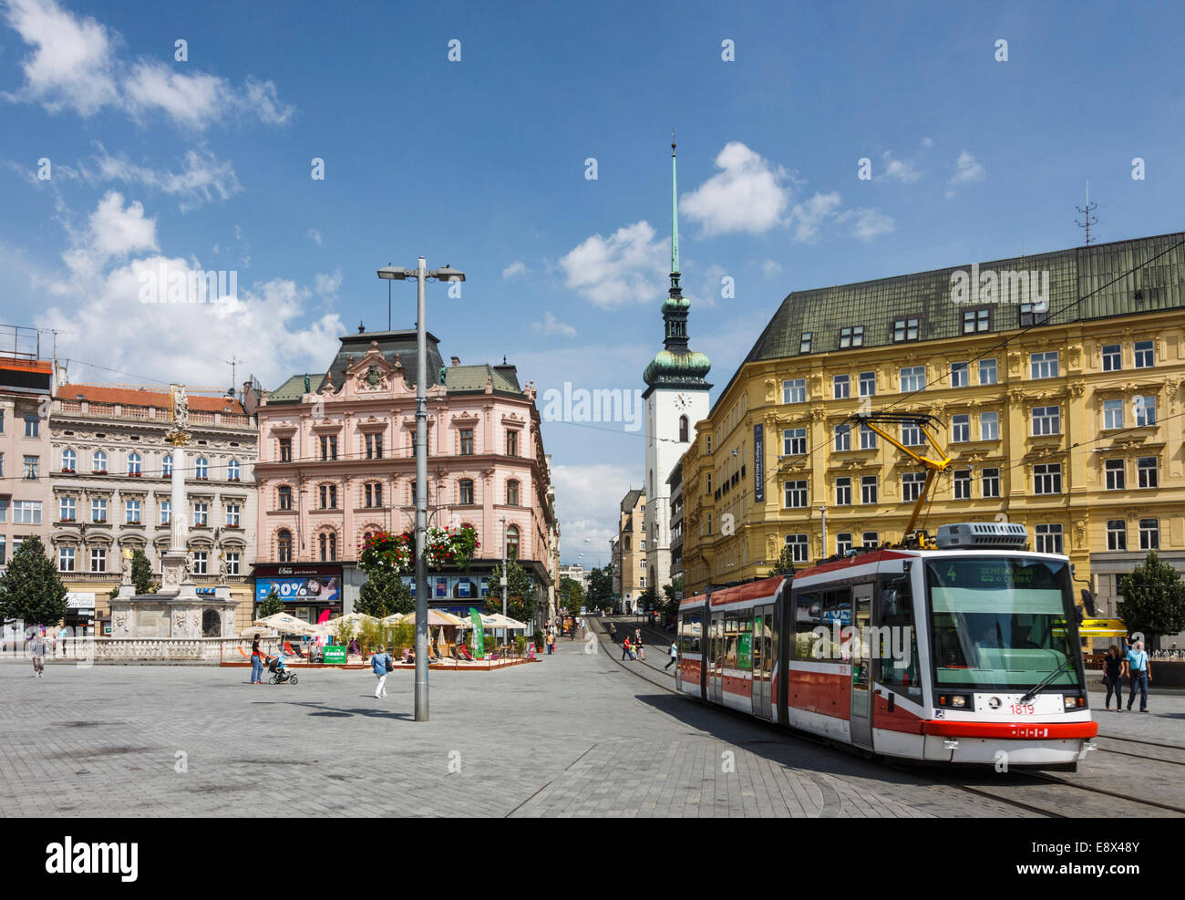 Svobody square. Brno, Czech Republic Stock Photo - Alamy