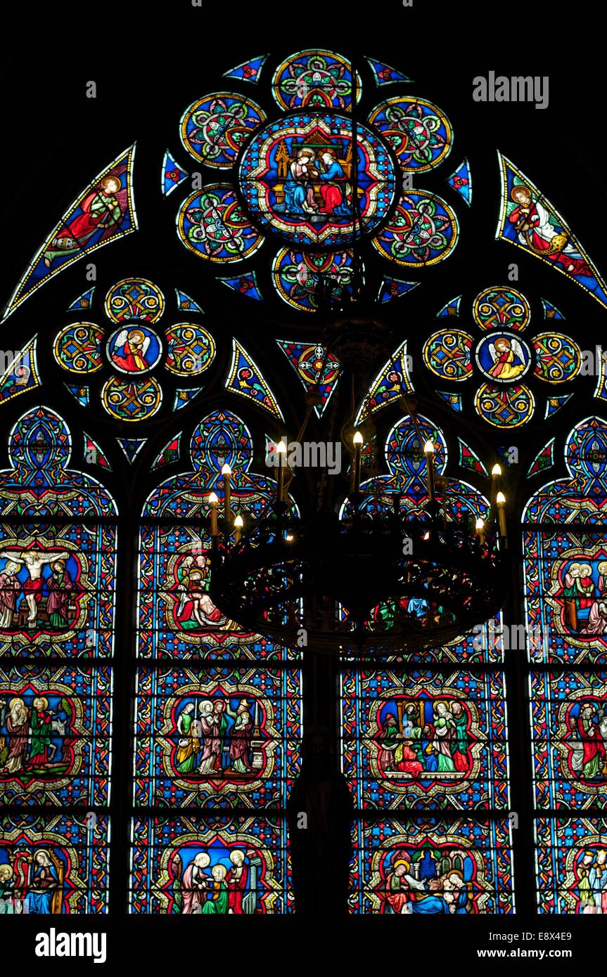 The picture of the Notre dam de Paris Stock Photo - Alamy