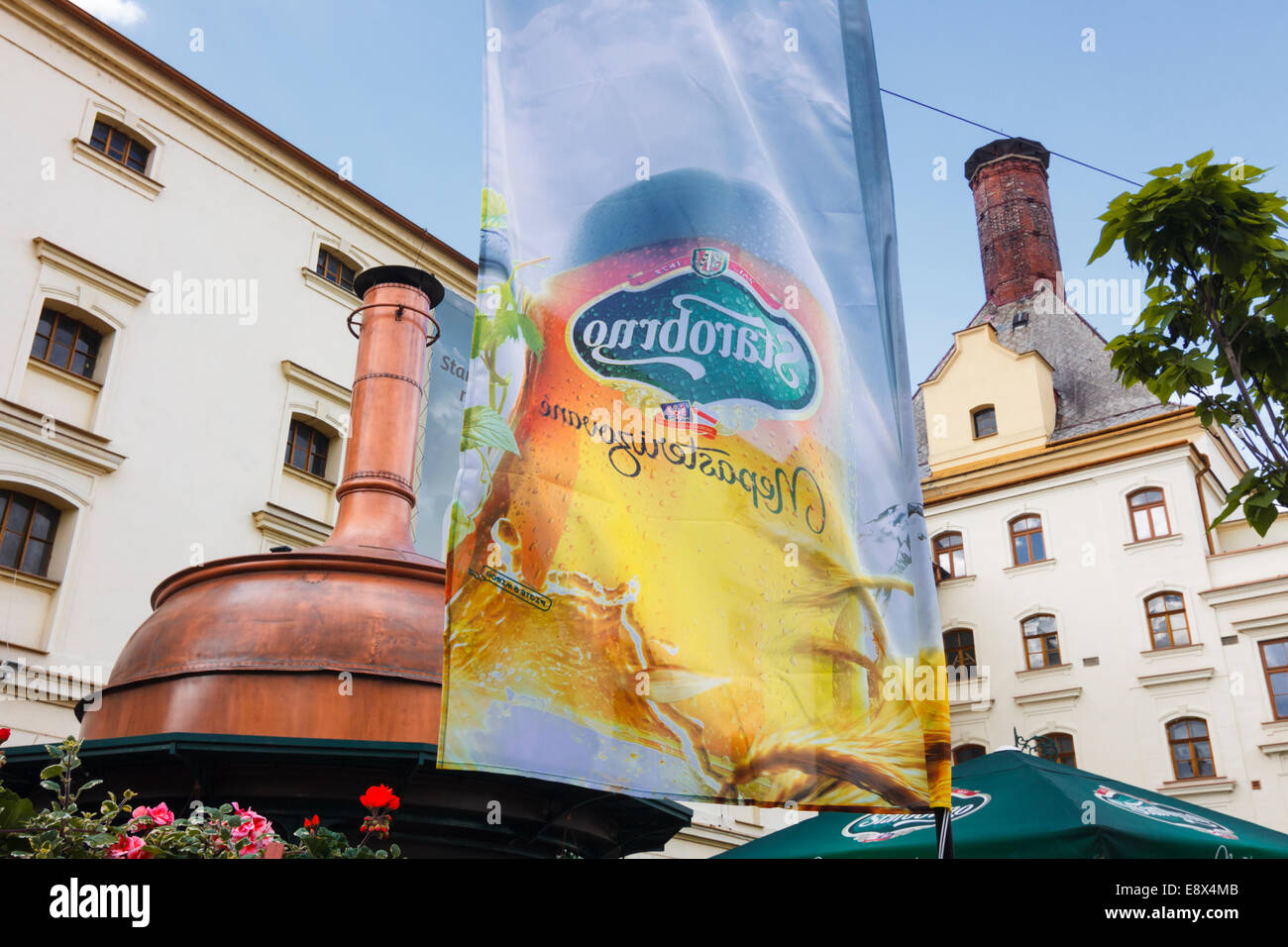 Starobrno former brewery, now a brewpub in Brno, Czech Republic Stock ...