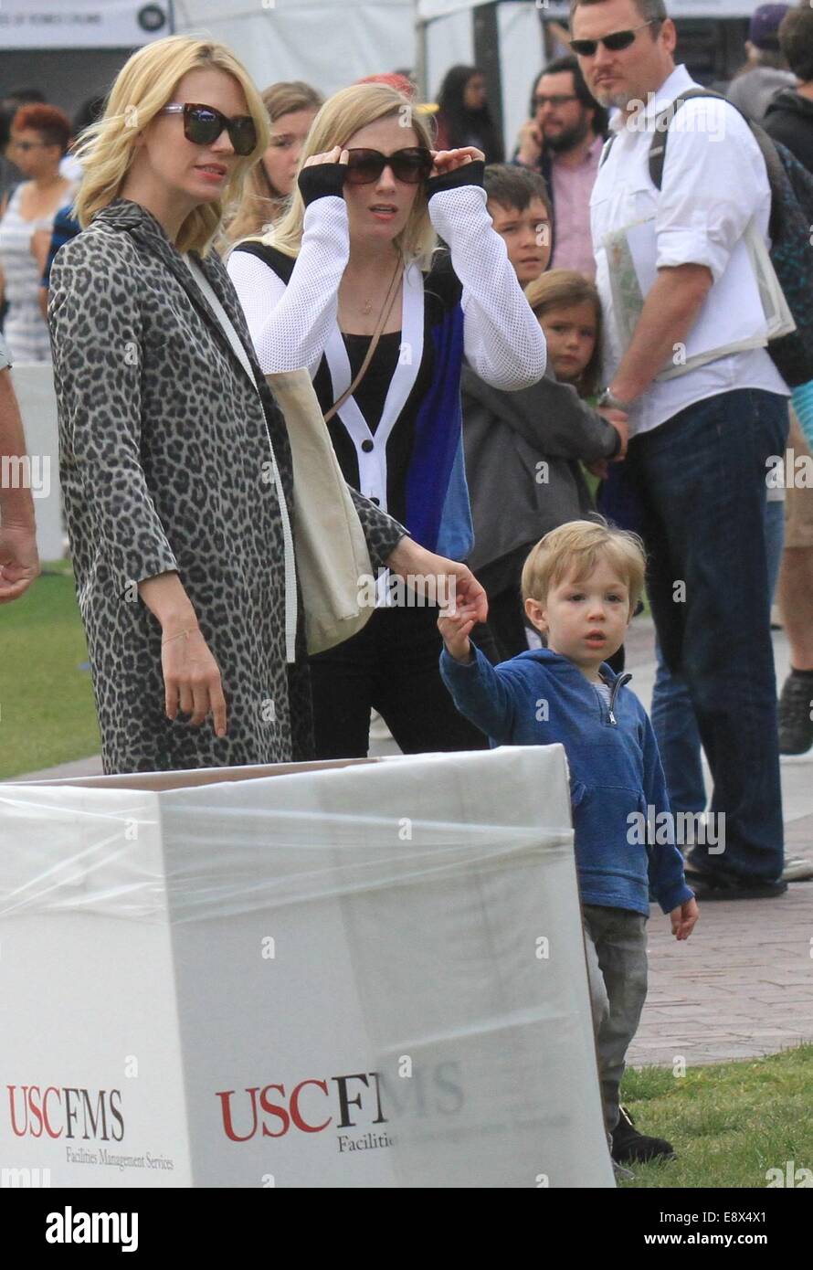 January Jones And Her Sister High Resolution Stock Photography and ...