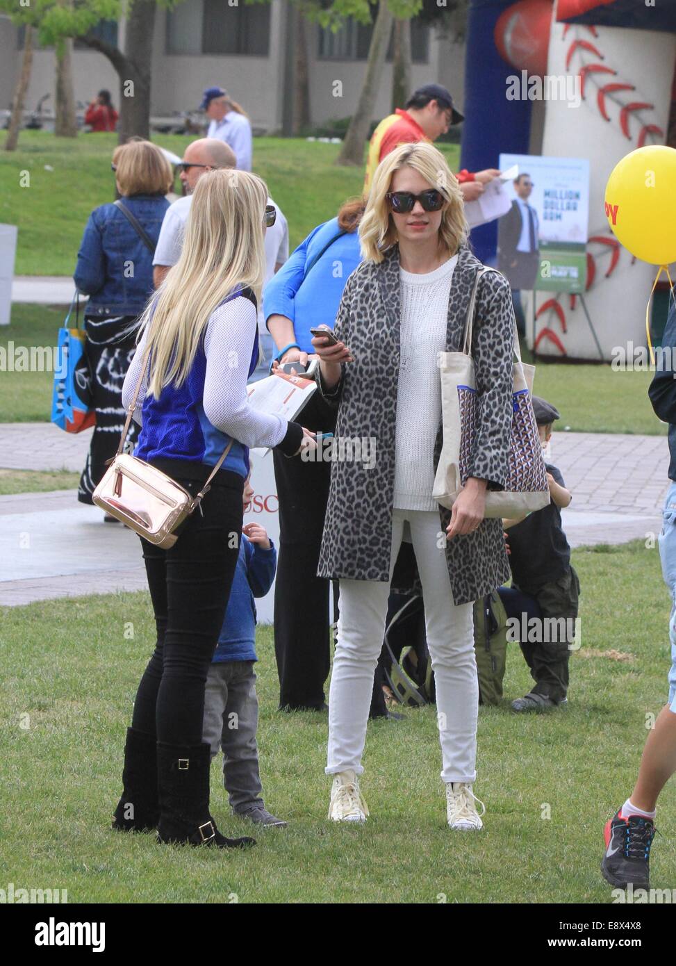 January Jones attends the University of Southern California (USC) book ...