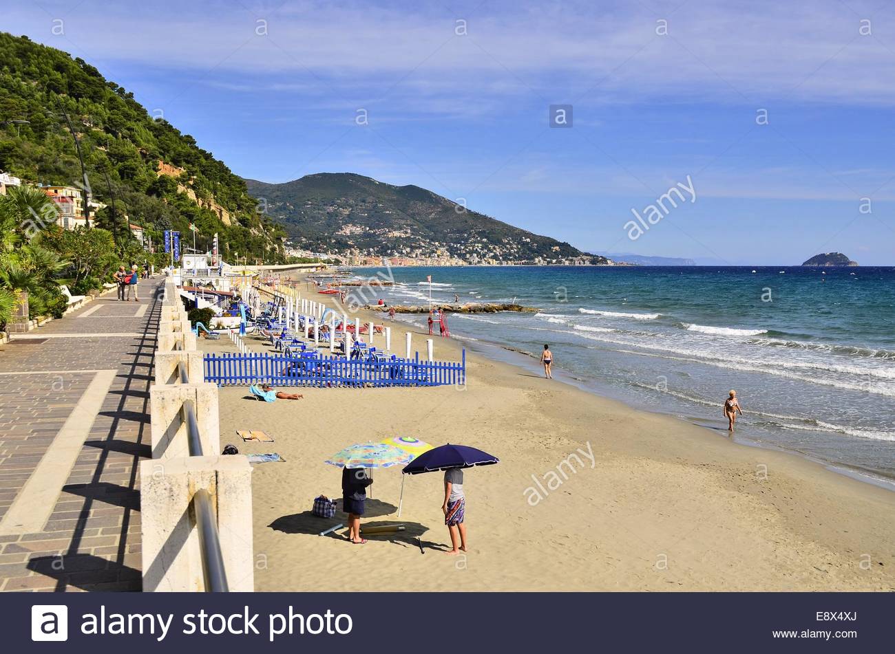 Laigueglia beach Liguria Italy Europe Stock Photo: 74333354 - Alamy