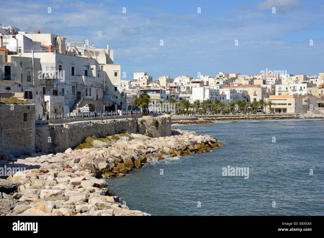 View of Vieste, Apulia, Italy Stock Photo - Alamy