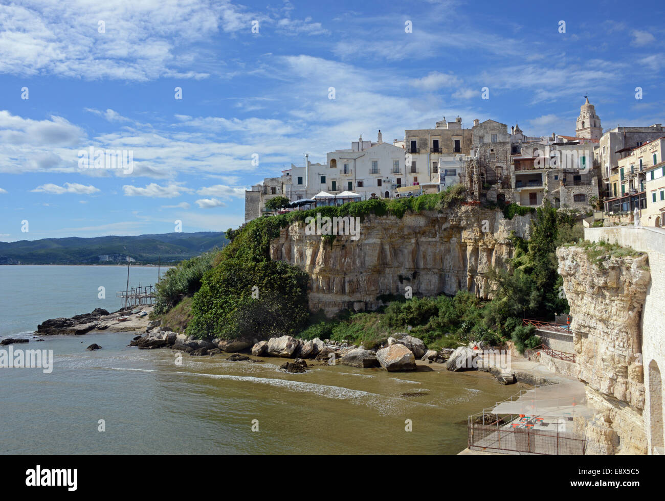 View of Vieste, Apulia, Italy Stock Photo - Alamy