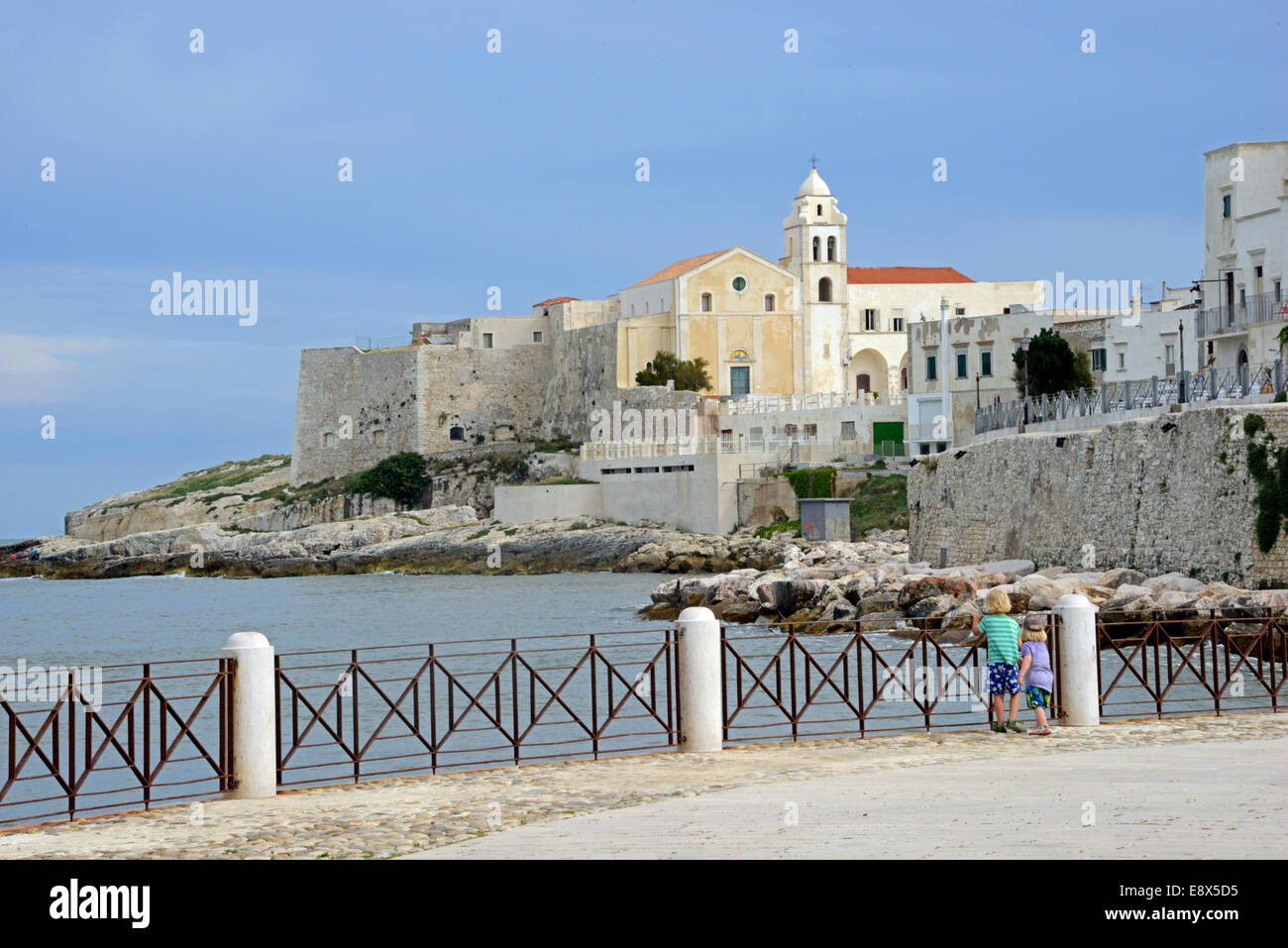 View of Vieste, Apulia, Italy Stock Photo - Alamy