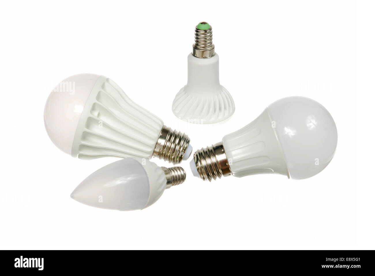 Led lamp isolated on the white background Stock Photo - Alamy