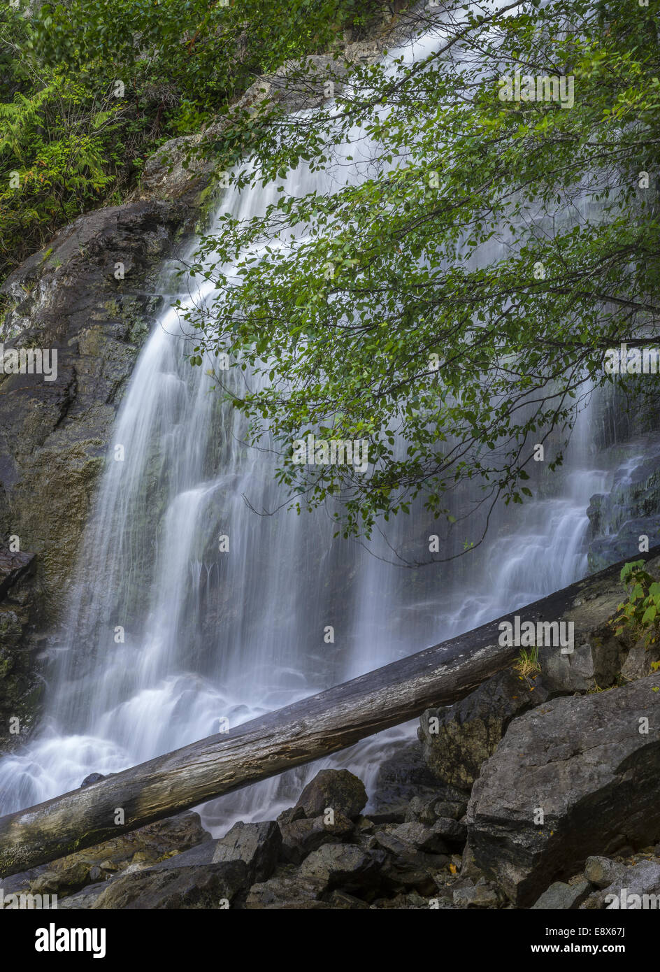 Desolation Sound, British Columbia: Cassel Falls in Teakerne Arm of ...