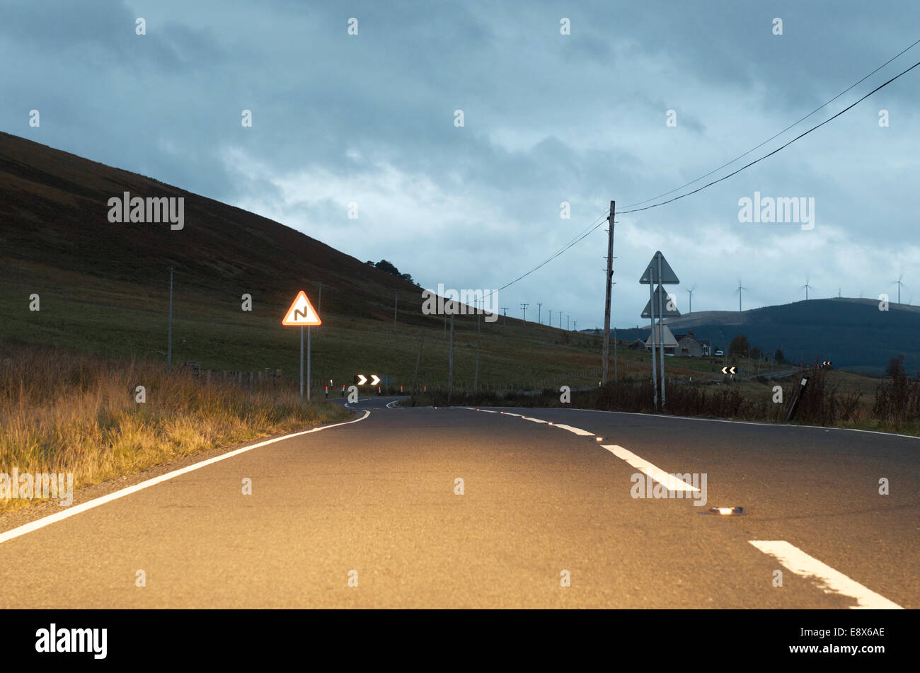 Bends in the Road Stock Photo - Alamy