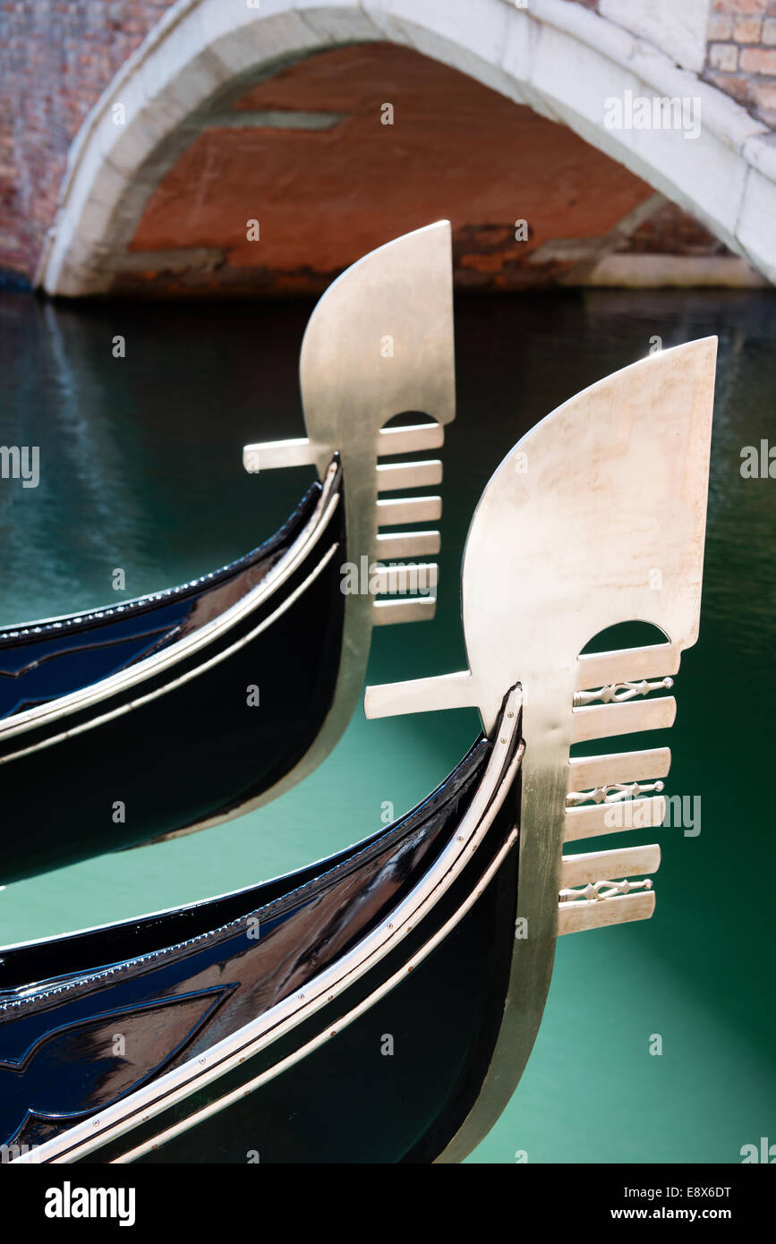 Venice Italy Gondolas Iconic Symbol High Resolution Stock Photography ...
