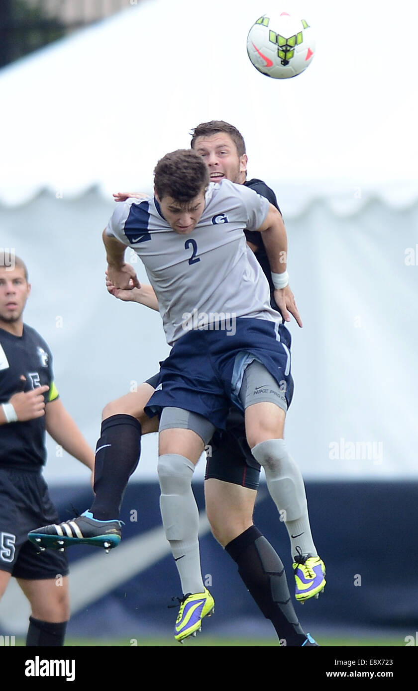 Washington, DC, USA. 15th October, 2014. Georgetown forward Austin ...