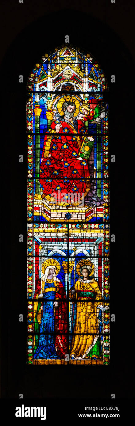 Stained glass duomo florence italy hi-res stock photography and images ...