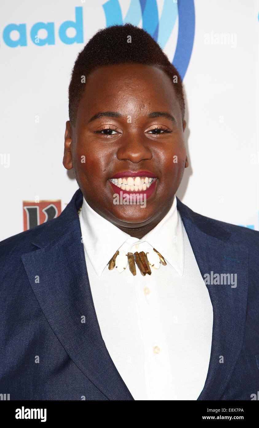 25th Annual GLAAD Media Awards Featuring: Alex Newell Where: Beverly ...