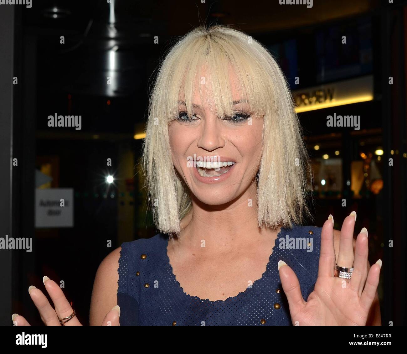 Sarah Harding and guests at The Saturday Night Show, RTE... Featuring ...