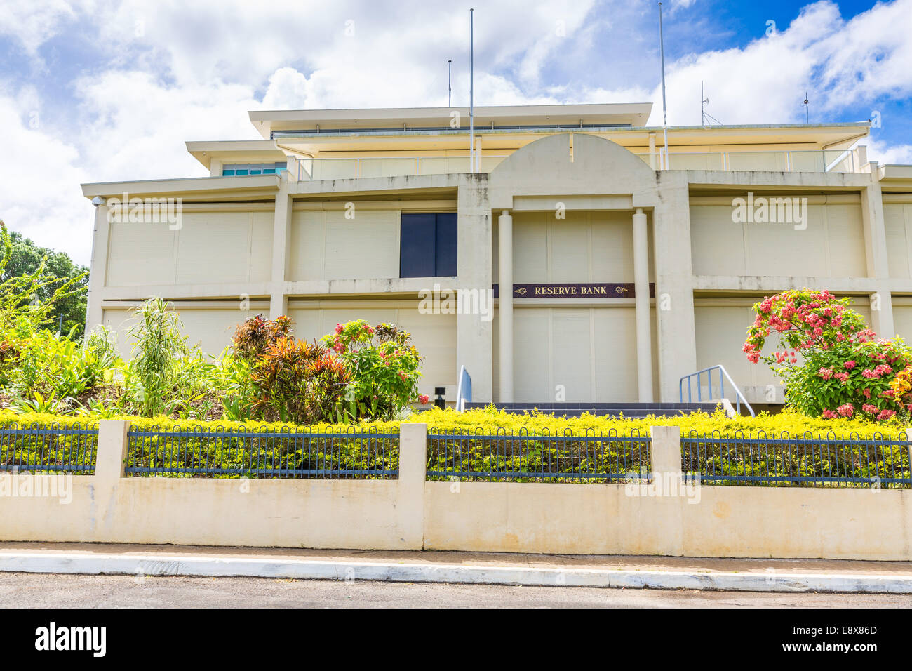 Reserve bank building Vila, Vanuatu Stock Photo - Alamy