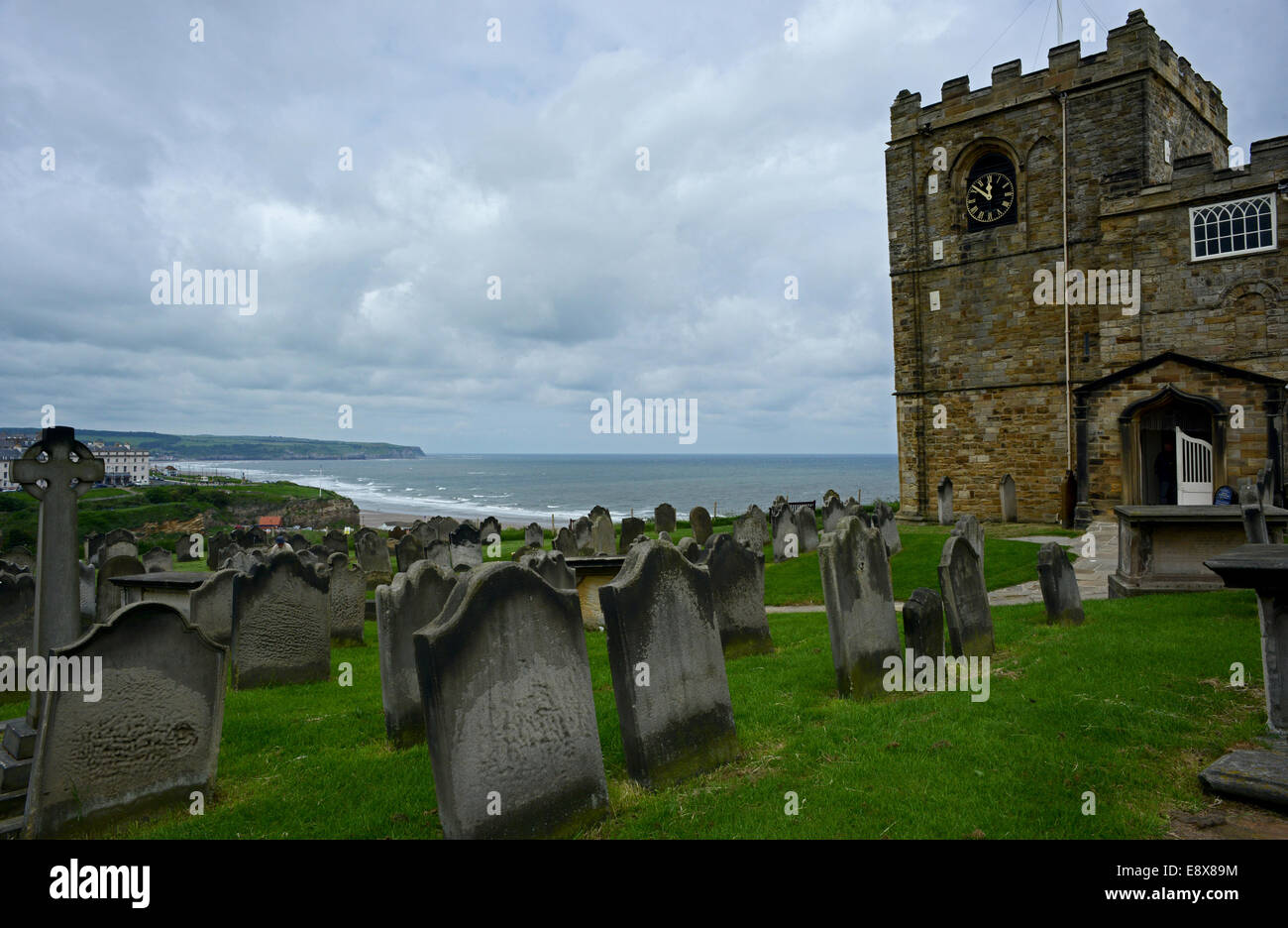 Whitby - St Mary's Churchyard Stock Photo - Alamy