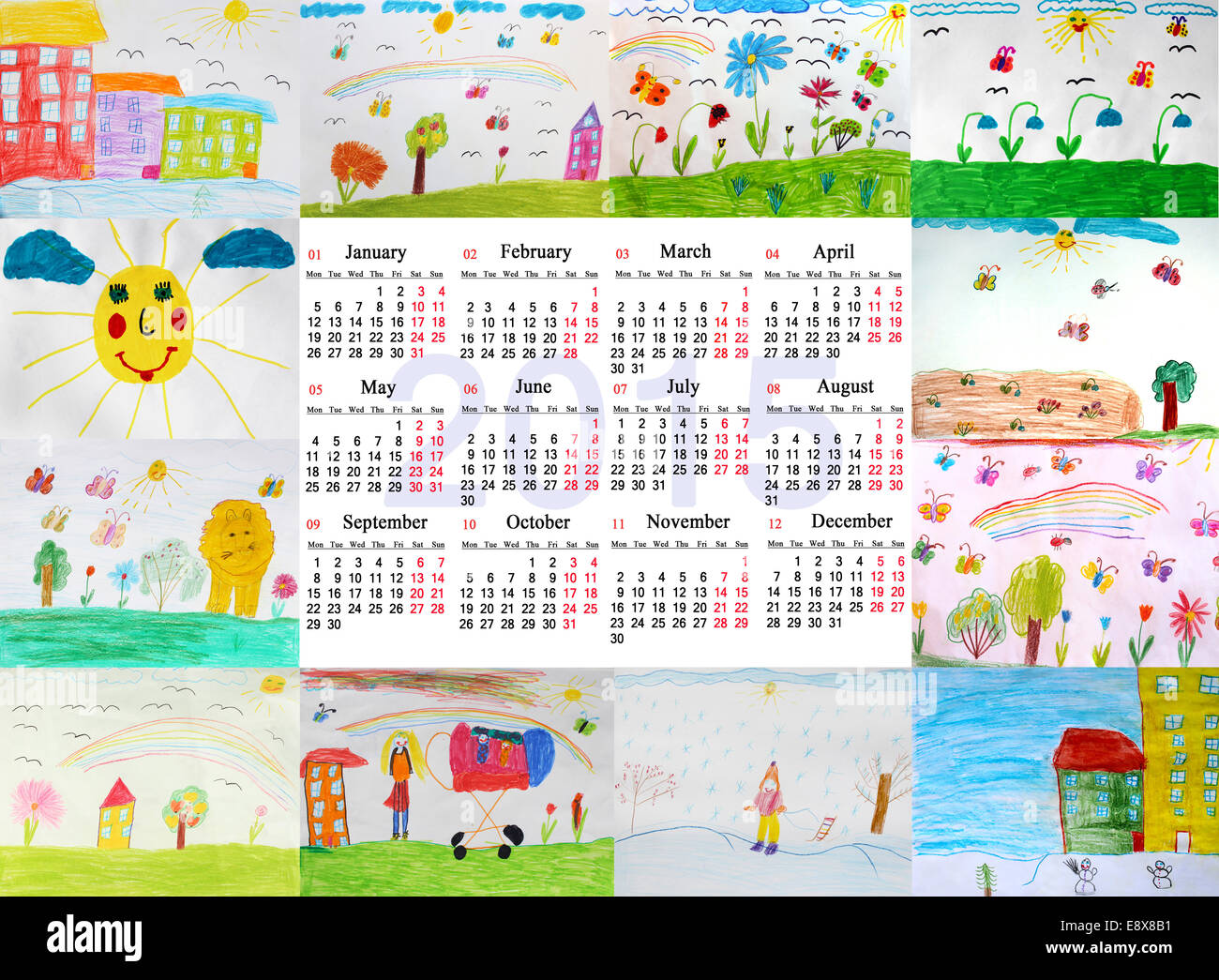 Beautiful drawing childrens hi-res stock photography and images - Alamy