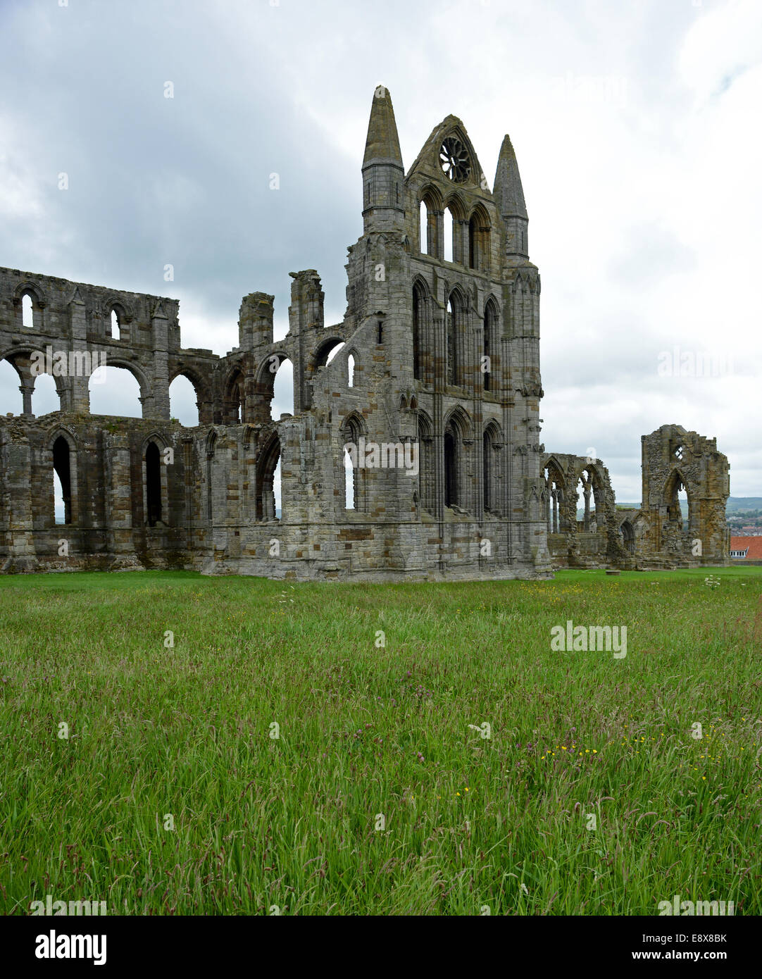 Medieval gothic whitby abbey whitby hi-res stock photography and images ...