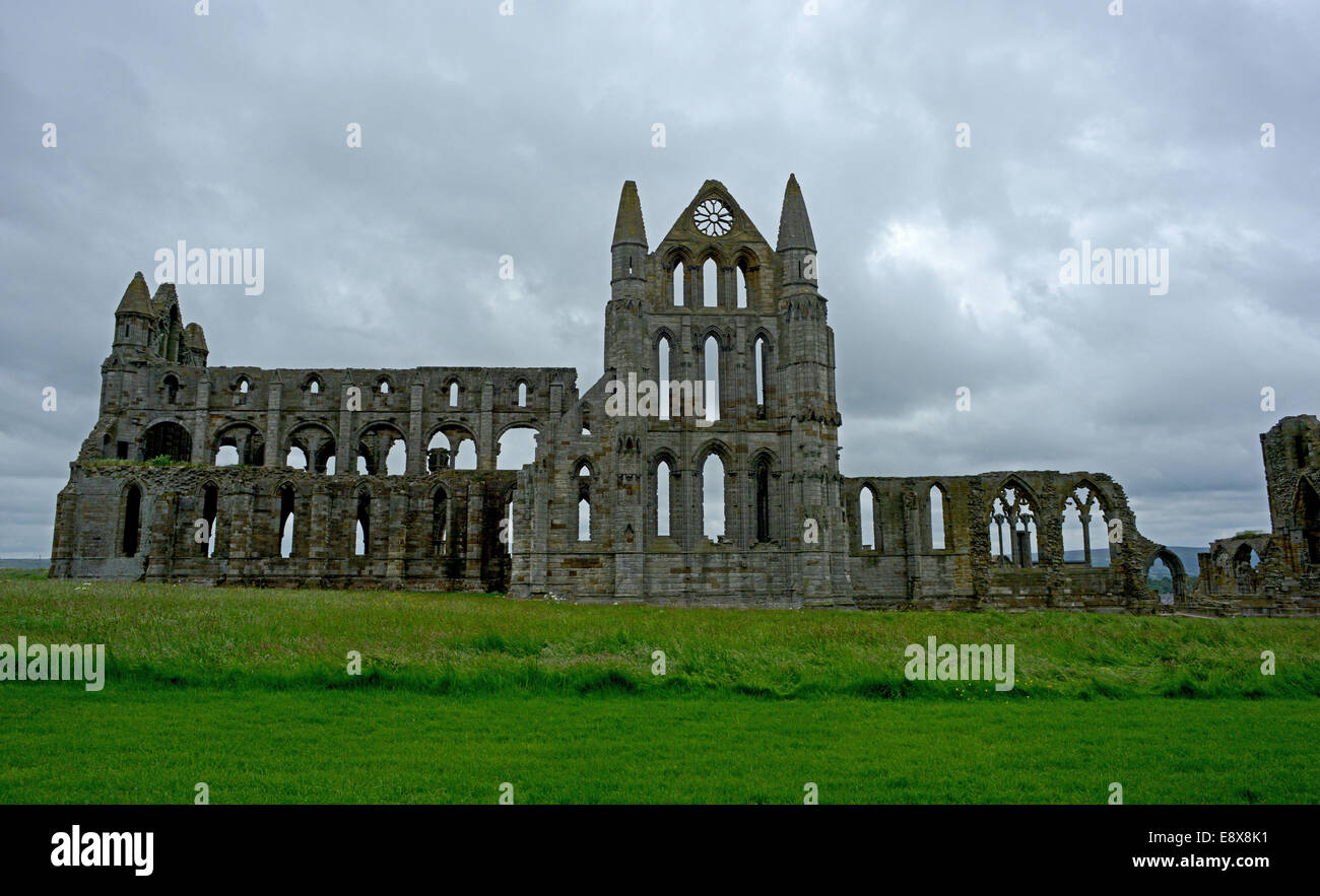Medieval gothic whitby abbey whitby hi-res stock photography and images ...