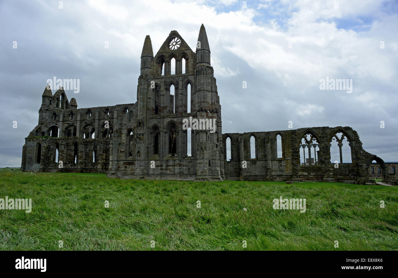 Medieval gothic whitby abbey whitby hi-res stock photography and images ...