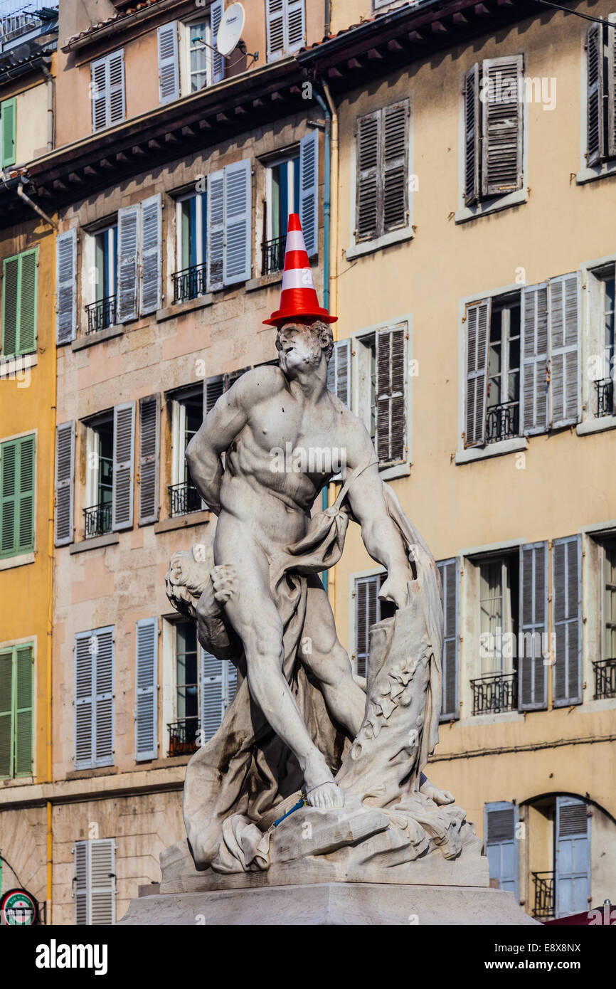 The cone head man hi-res stock photography and images - Alamy