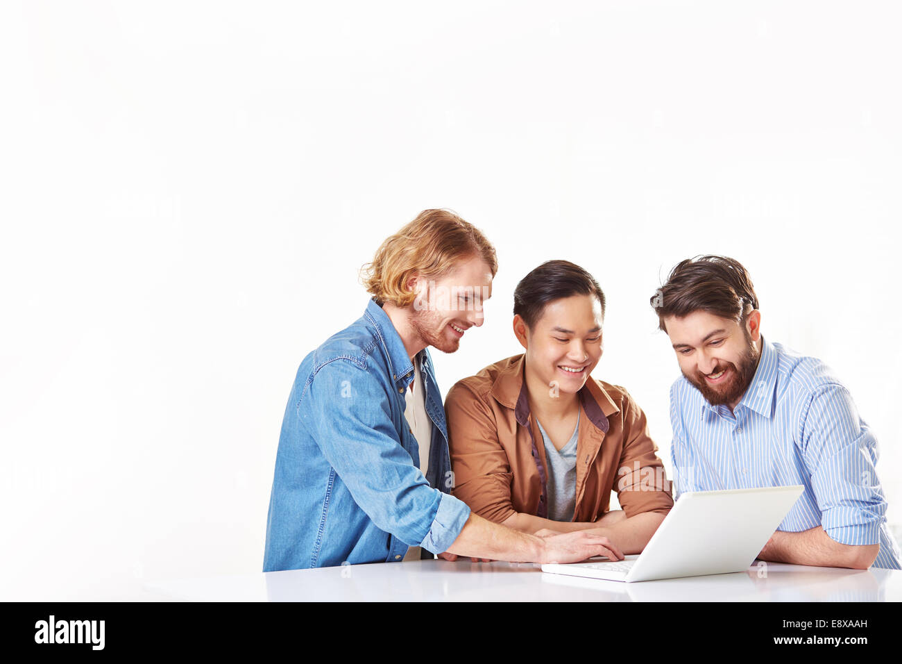 Group in men working hi-res stock photography and images - Alamy