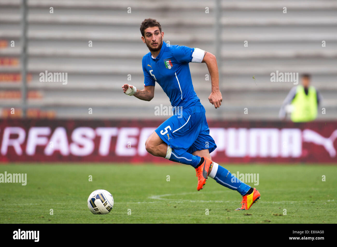 Reggio Emilia, Italy. 14th Oct, 2014. Matteo Bianchetti (ITA) Football ...