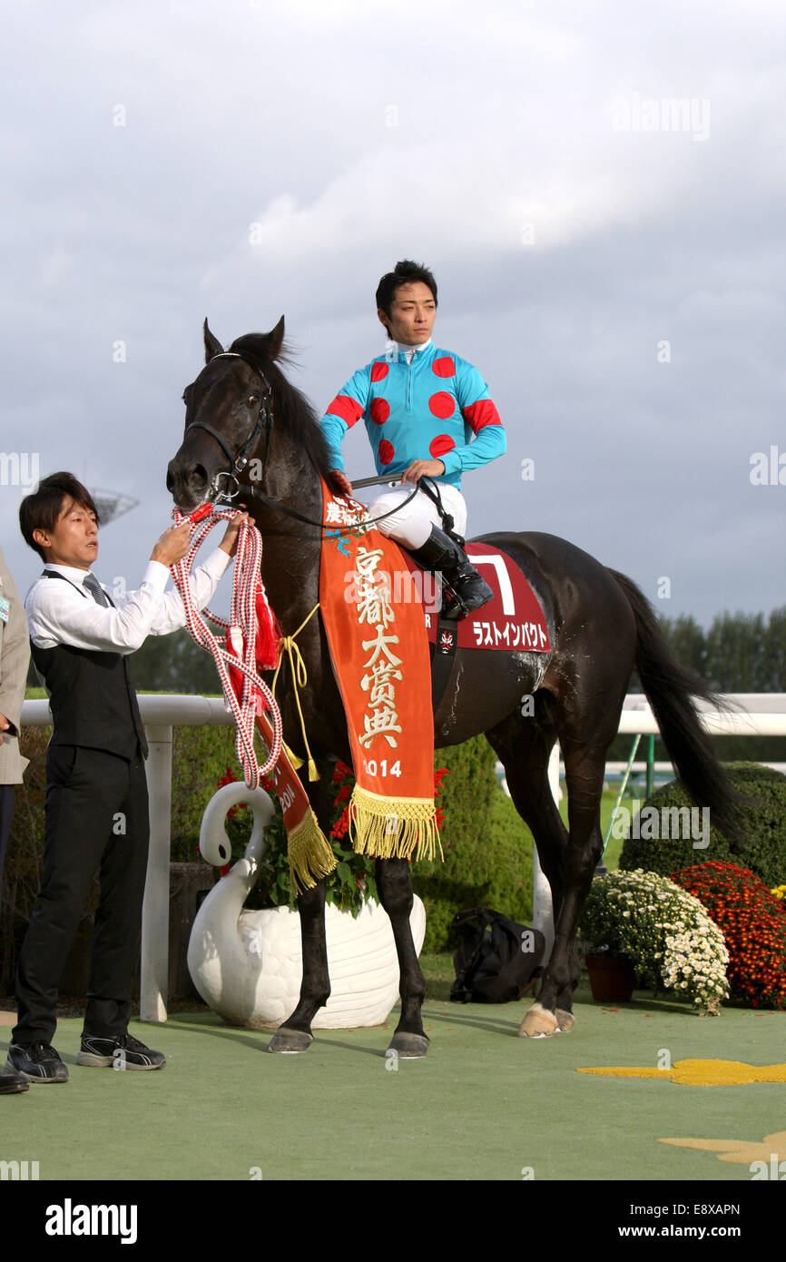 Kyoto, Japan. 14th Oct, 2014. Last Impact (Yuga Kawada) Horse Racing ...
