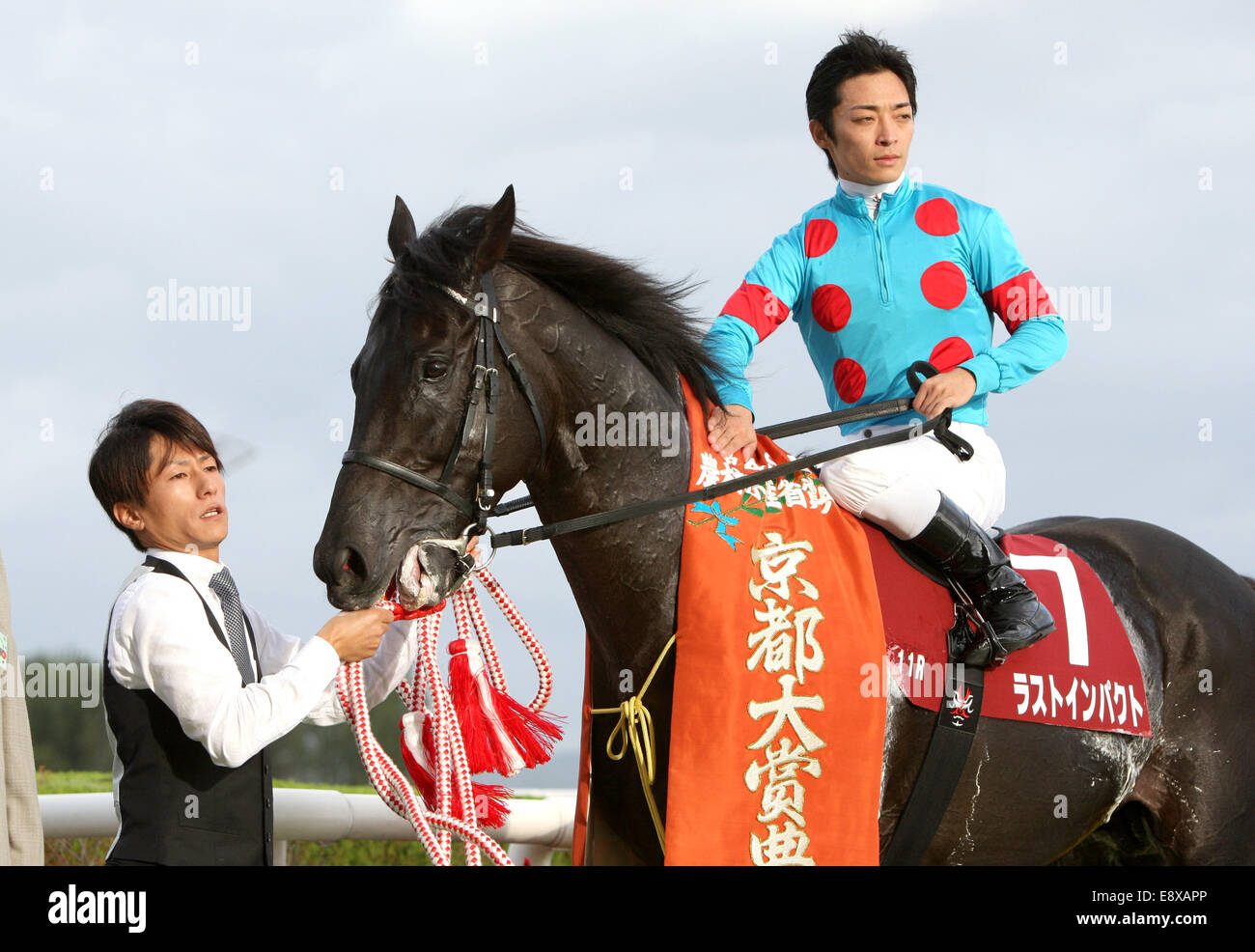 Kyoto, Japan. 14th Oct, 2014. Last Impact (Yuga Kawada) Horse Racing ...