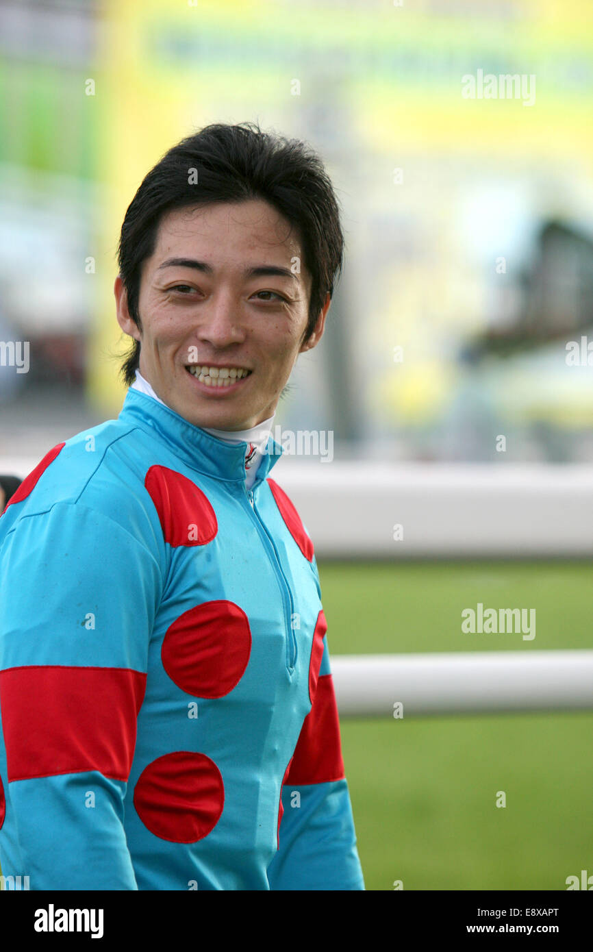 Kyoto, Japan. 14th Oct, 2014. Yuga Kawada Horse Racing : Jockey Yuga ...