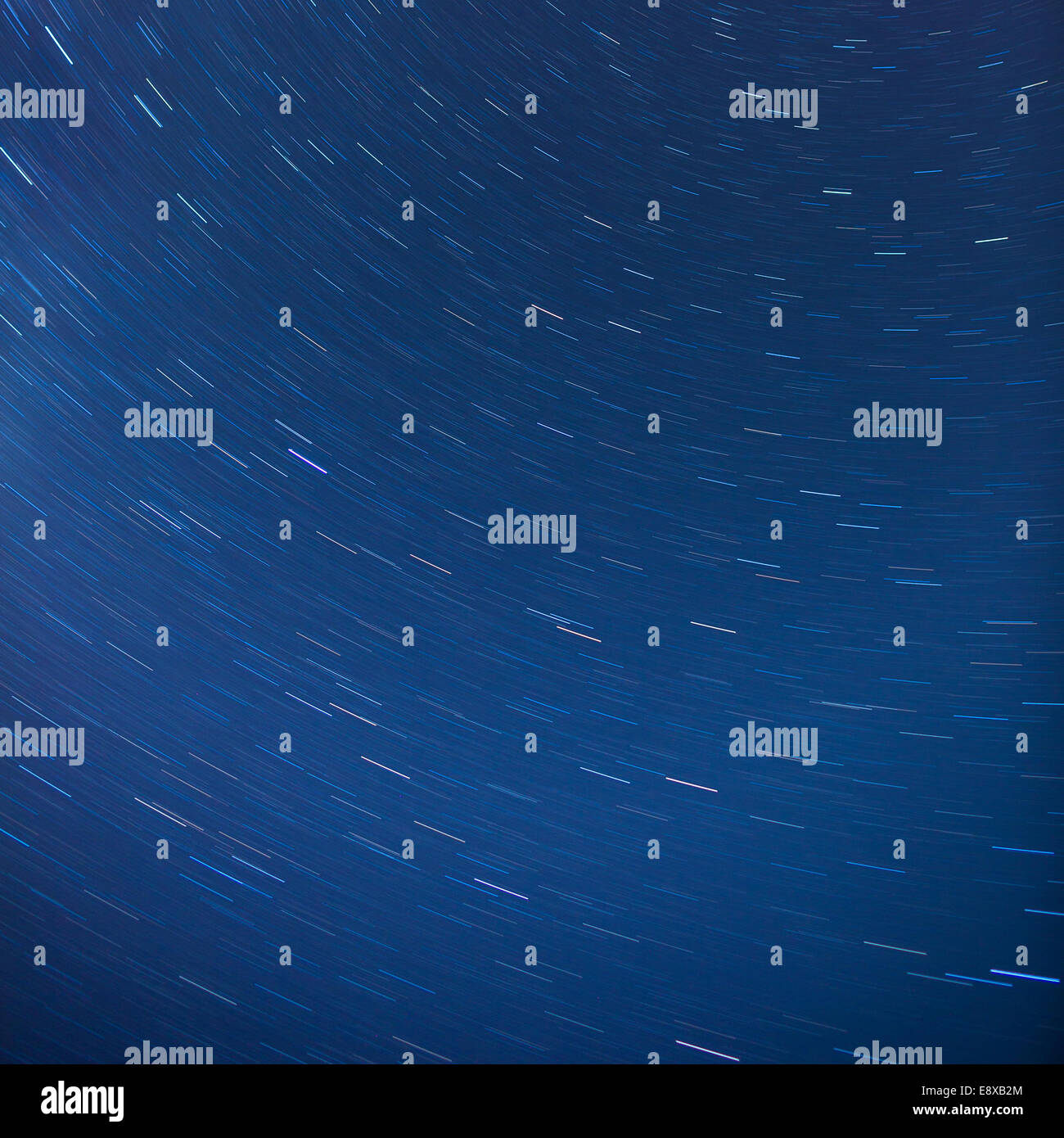 Star trails in the night sky Stock Photo - Alamy