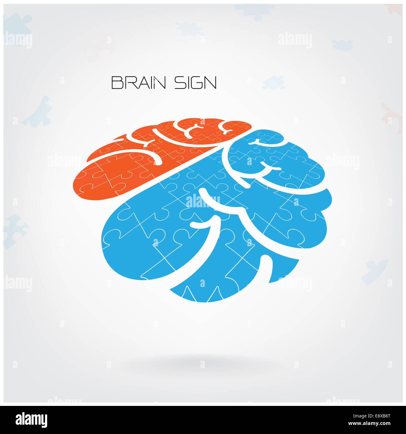 Creative left right brain sign hi-res stock photography and images - Alamy