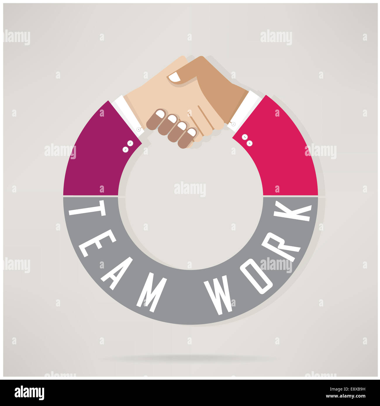 Handshake abstract design template. Business concept.Partnership symbol ... Handshake abstract design template. Business concept.Partnership symbol ...