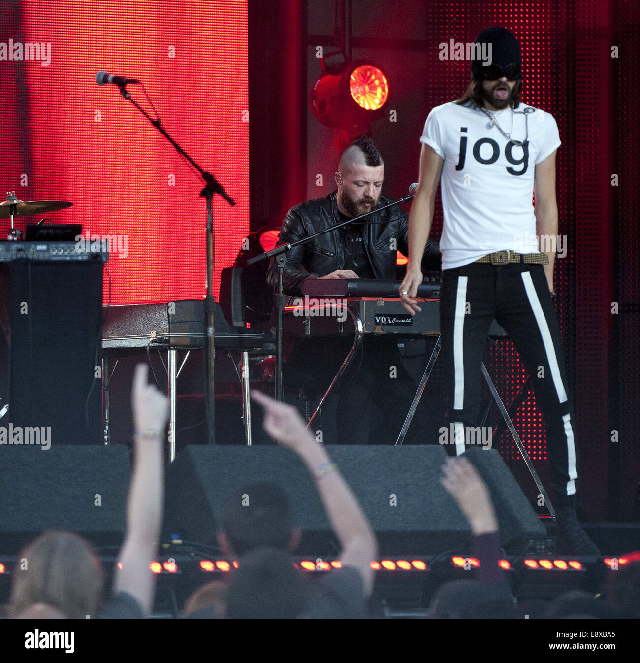 Hollywood, California, USA. 15th Oct, 2014. English rock band, Kasabian ...