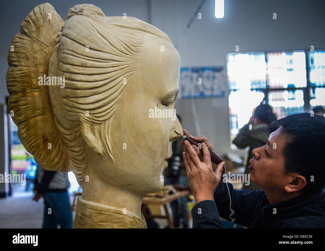 Dongyang, China's Zhejiang Province. 16th Oct, 2014. A contestant from ...