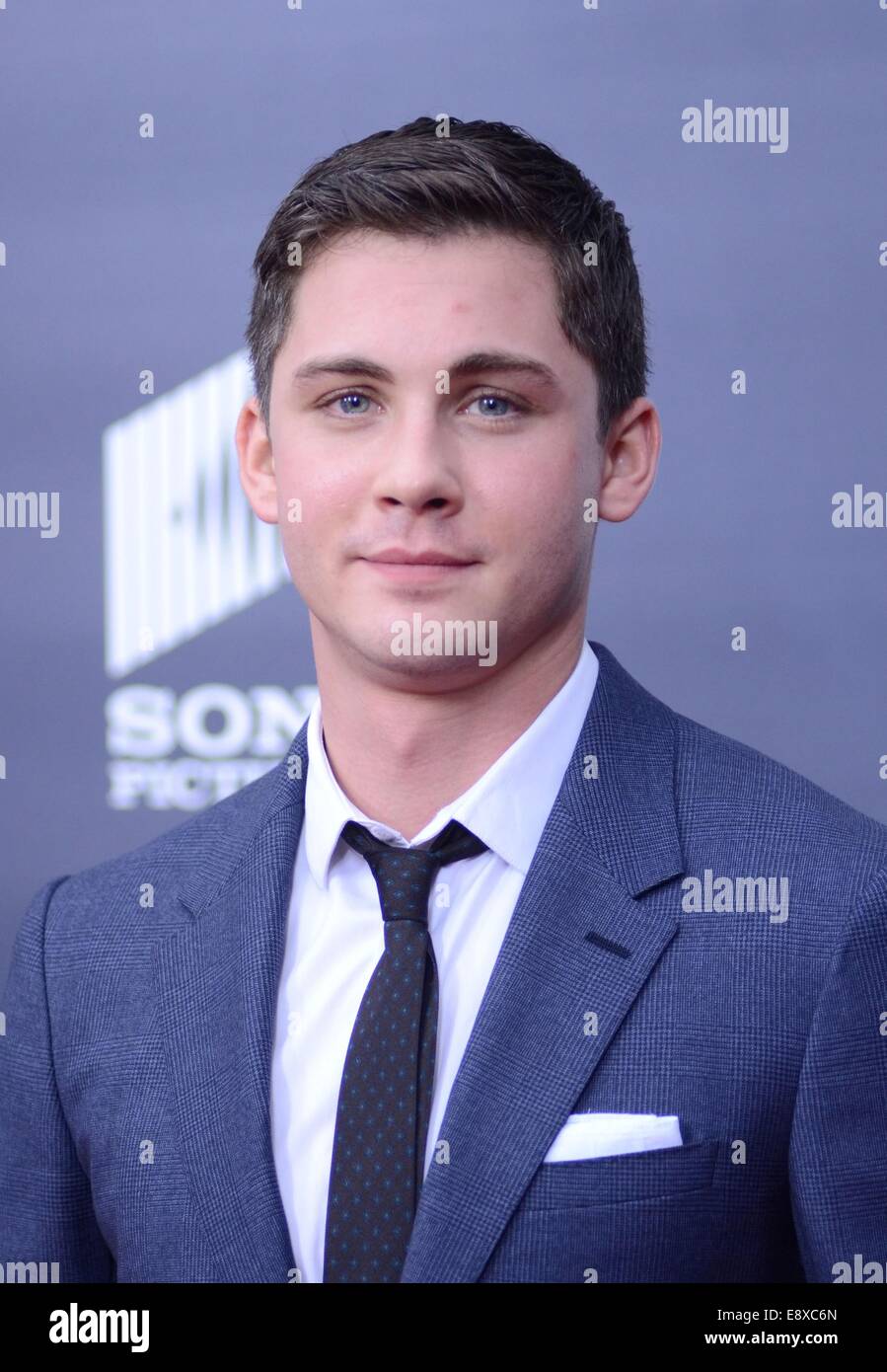 Washington, DC, USA. 15th Oct, 2014. Logan Lerman at arrivals for FURY ...