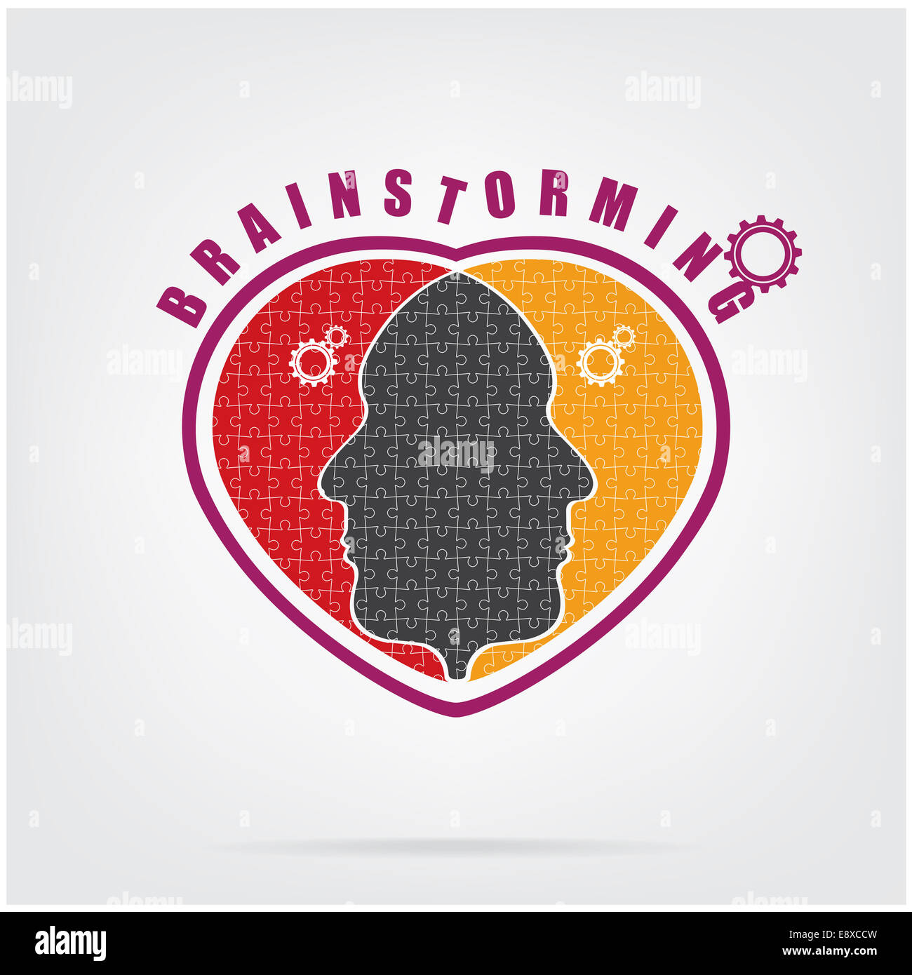 Brainstorming symbol hi-res stock photography and images - Alamy