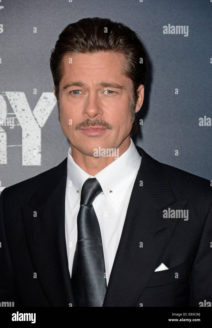 Washington, DC, USA. 15th Oct, 2014. Brad Pitt at arrivals for FURY ...
