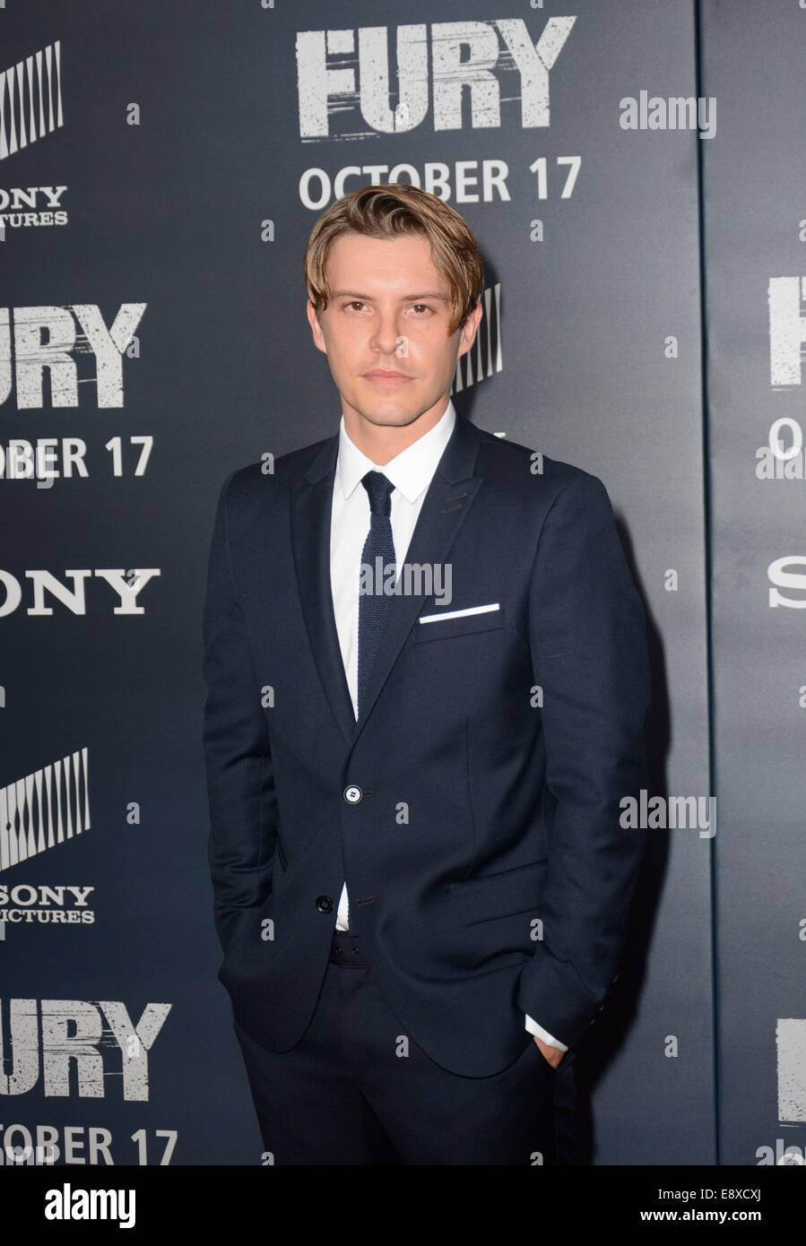 Washington, DC, USA. 15th Oct, 2014. Xavier Samuel at arrivals for FURY ...