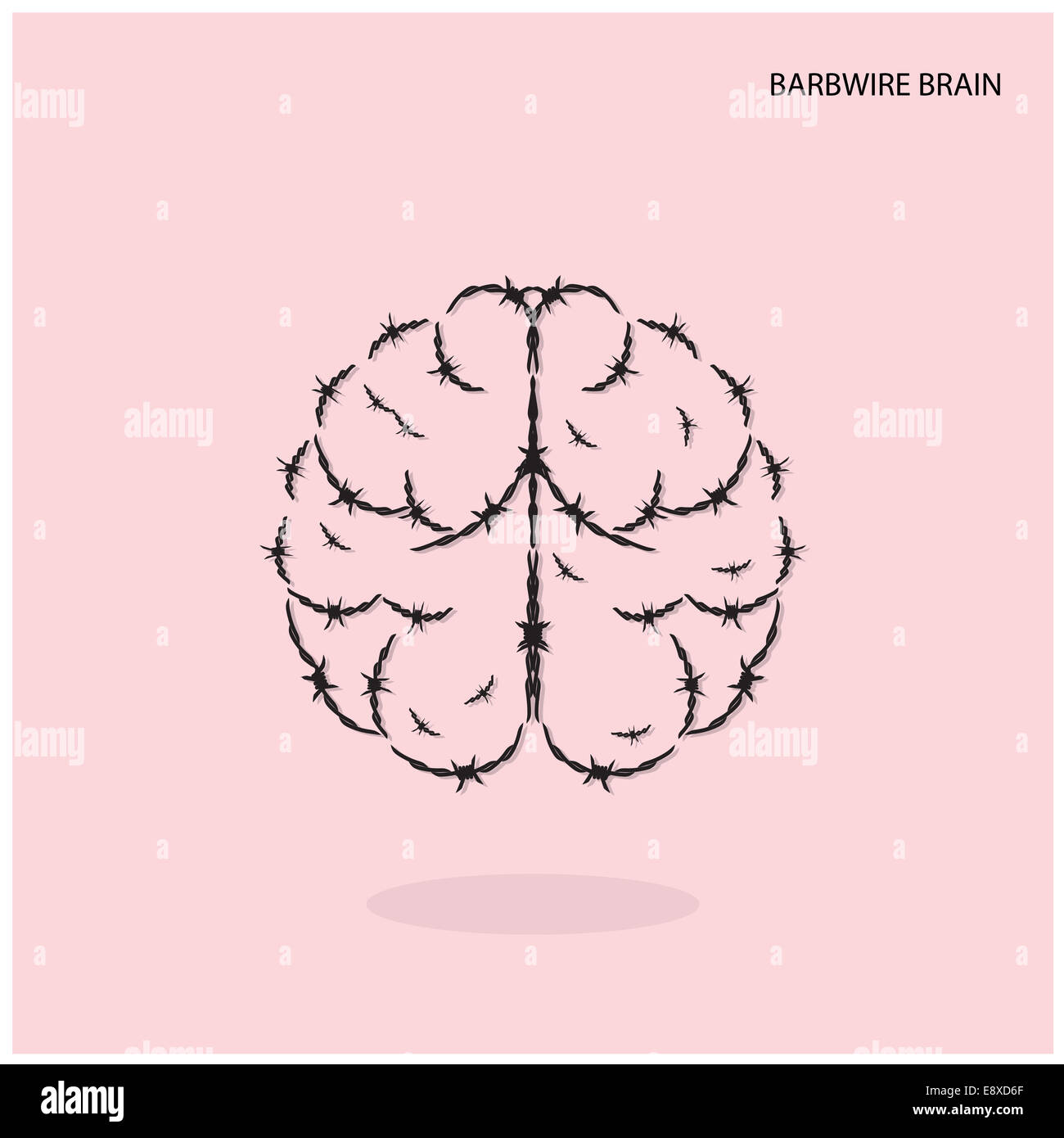Brain icon hi-res stock photography and images - Alamy