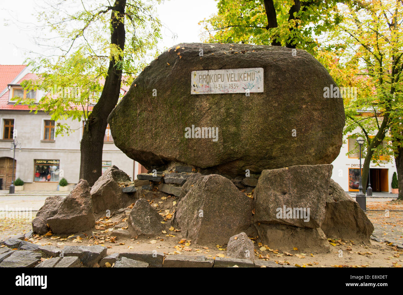 Monument to Prokop the Great, one of the most prominent Hussite ...