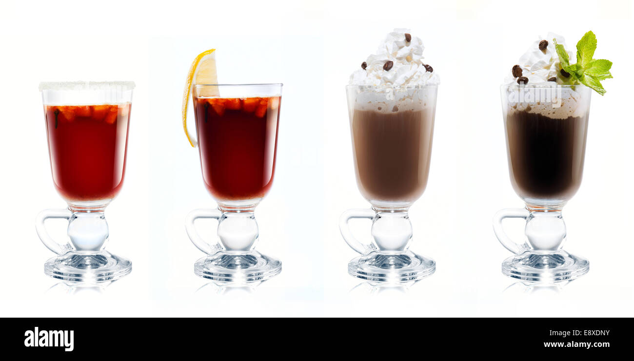 Orange hot cocoa drink Cut Out Stock Images & Pictures - Alamy