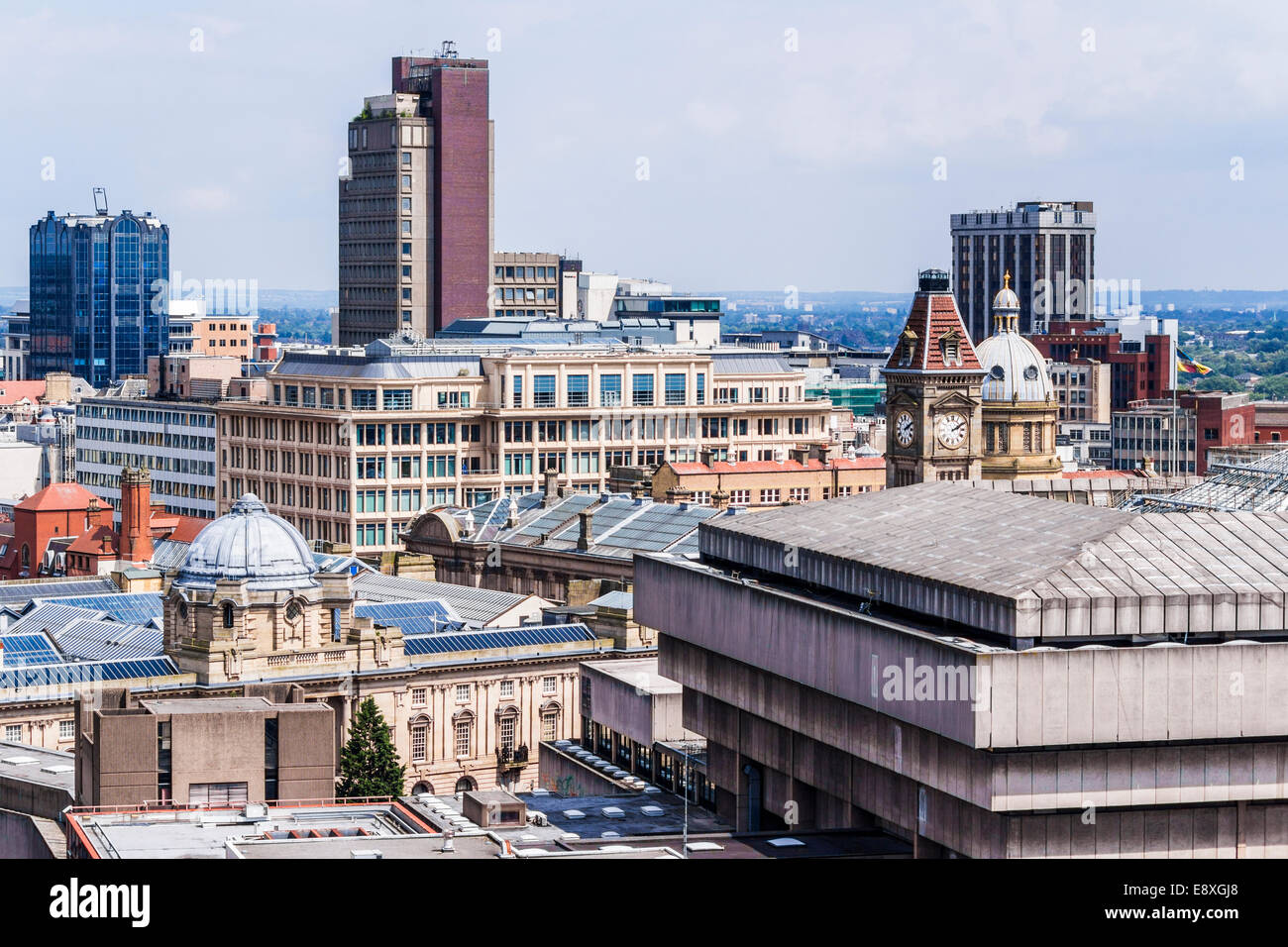 View across the City centre Birmingham Stock Photo - Alamy
