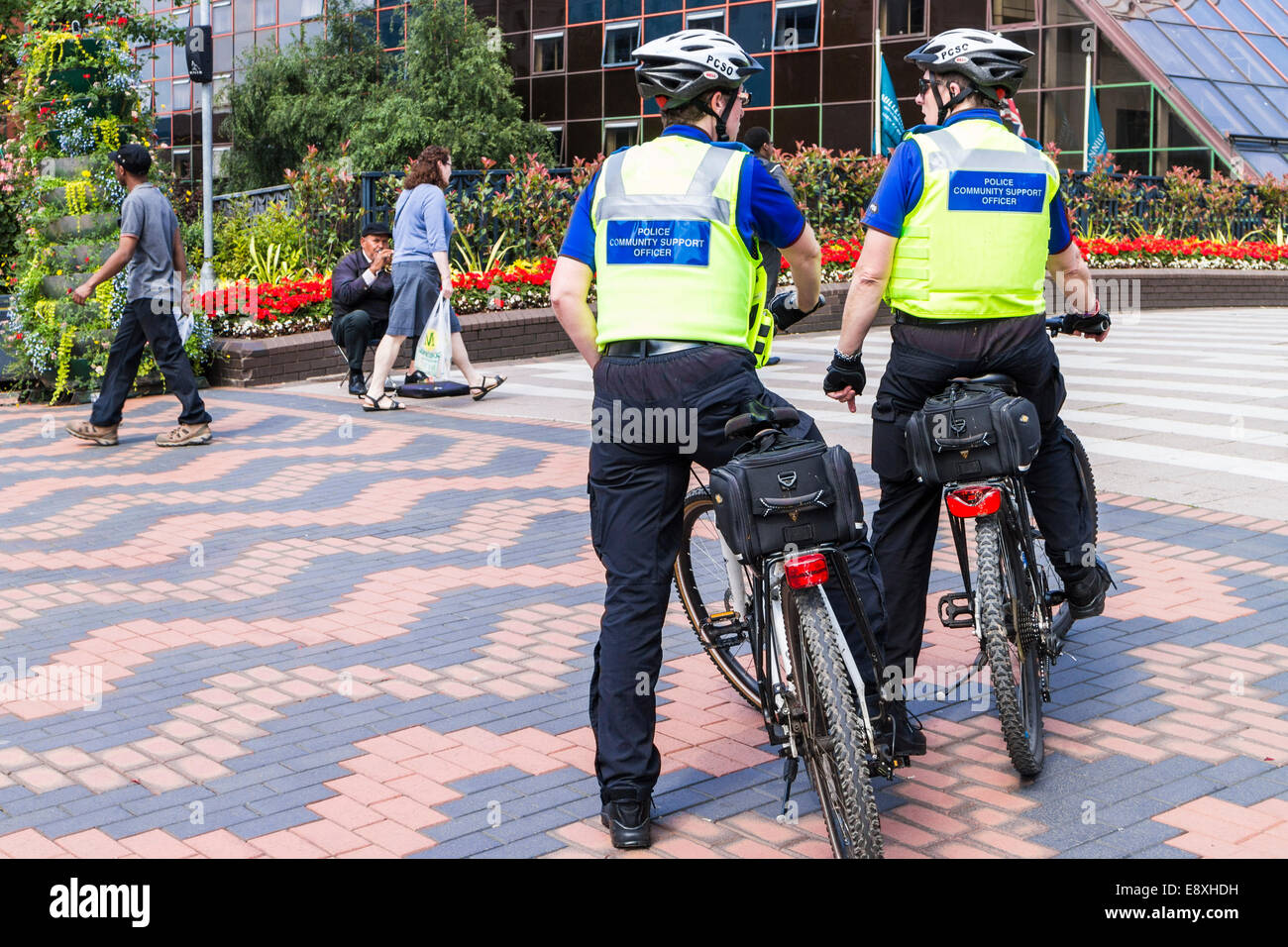 Police Community Support Officers - Birmingham Stock Photo - Alamy